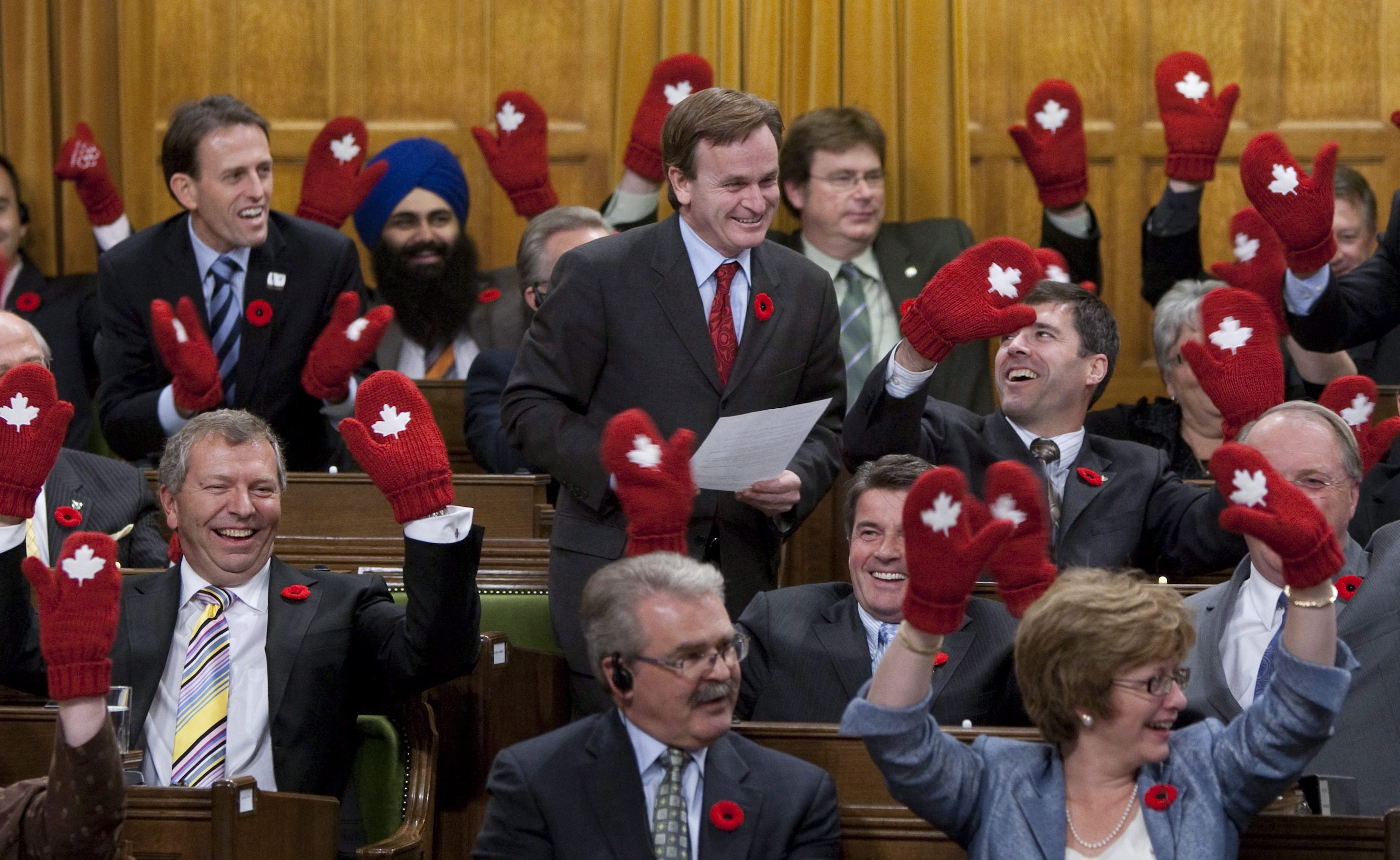 As Red Mittens Fly off Shelves, Olympic Spirit Builds - Team Canada ...