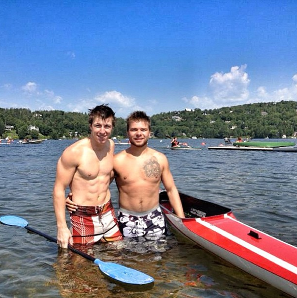 Travis Gerrits: Summer training for aerials skiing eh? - Team Canada
