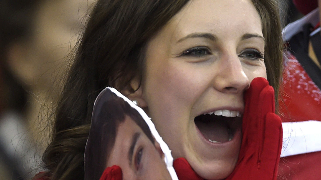 Big fans: Denny Morrison's friends and family cheer him on - Team ...