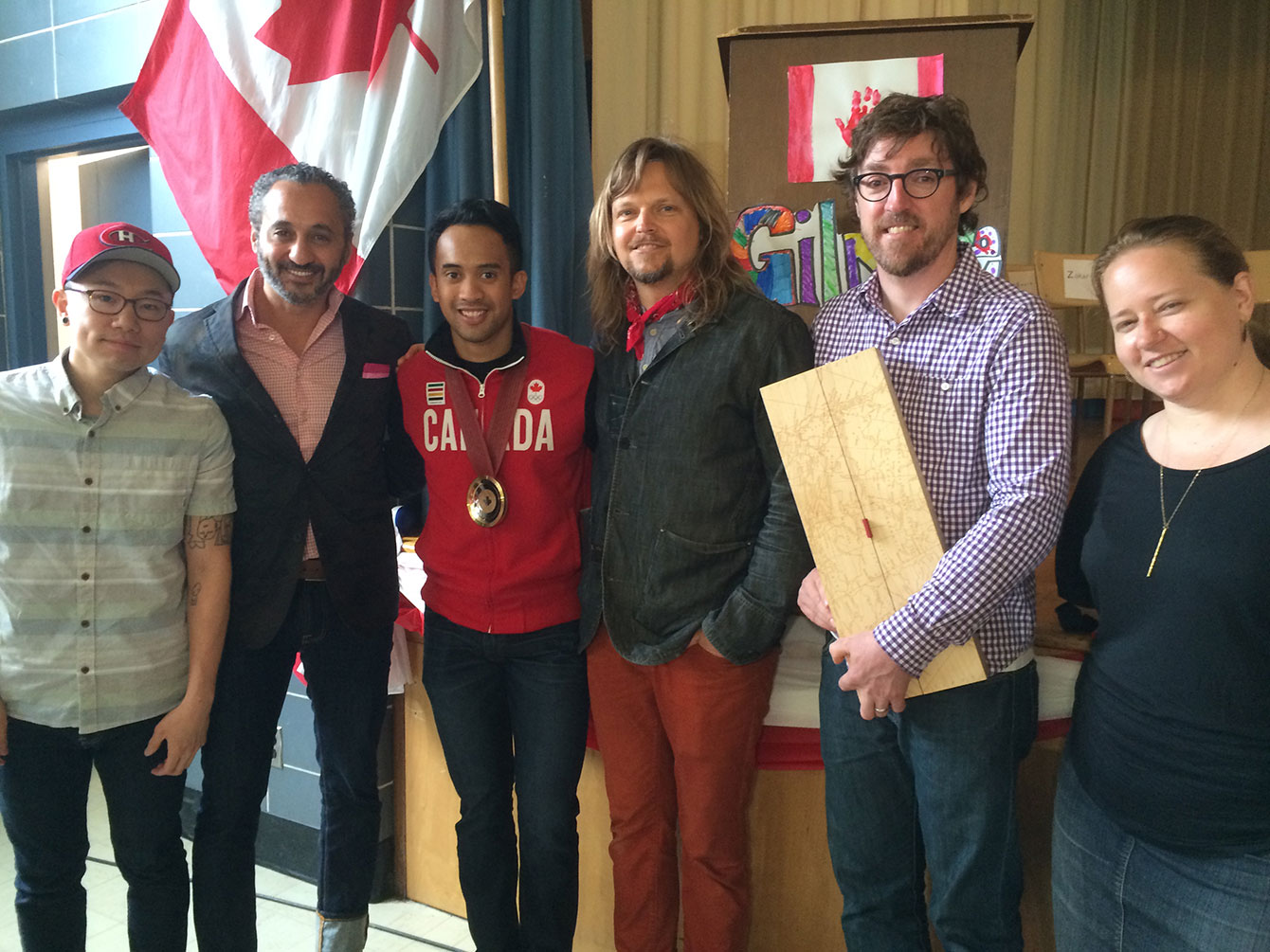 Gilmore Junio presented with commemorative medal - Team Canada ...