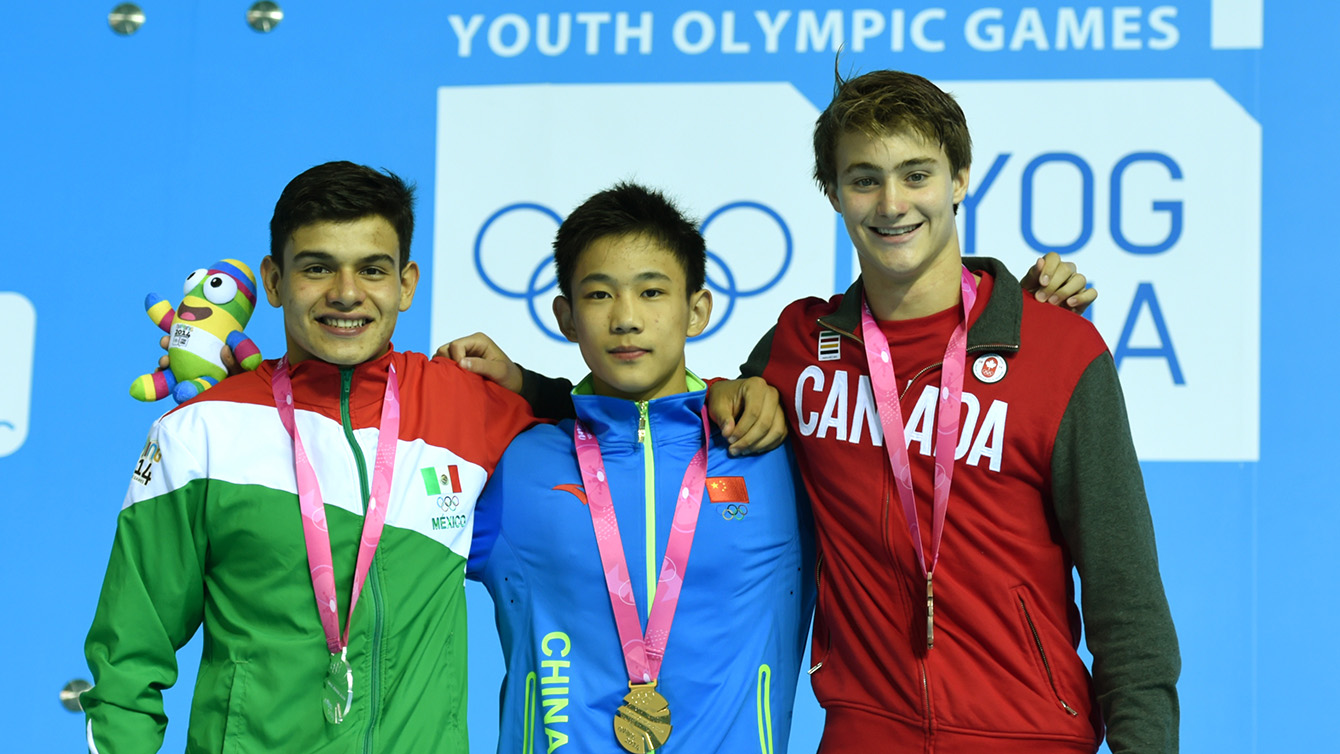Nanjing 2014: Diver Philippe Gagné and archer Eric Peters win bronze ...