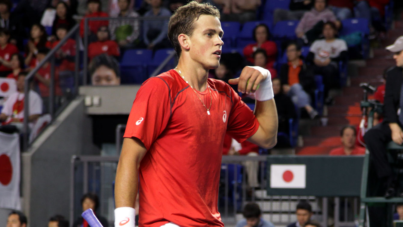 Pospisil win pushes Canada through to Davis Cup quarters - Team Canada ...