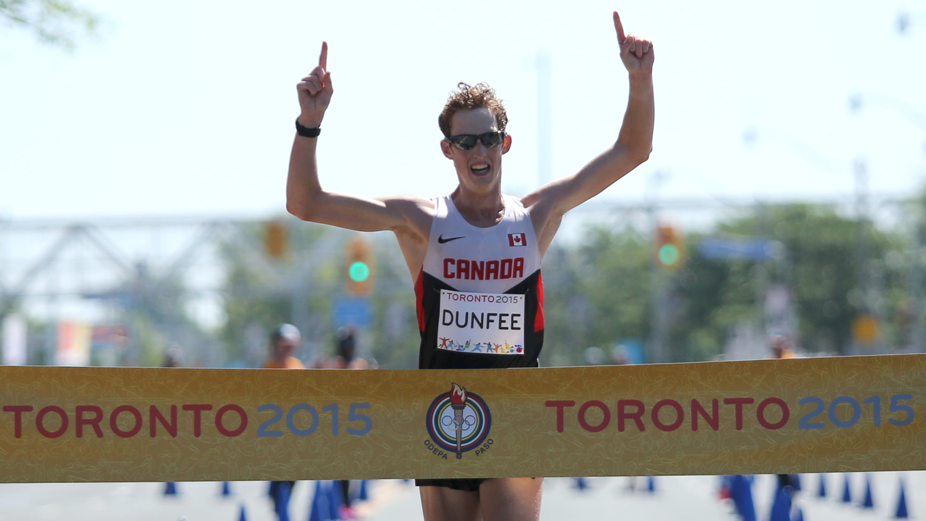 Dunfee & Gomez go 1-2 for Canada in Pan Am race walk at TO2015 - Team ...