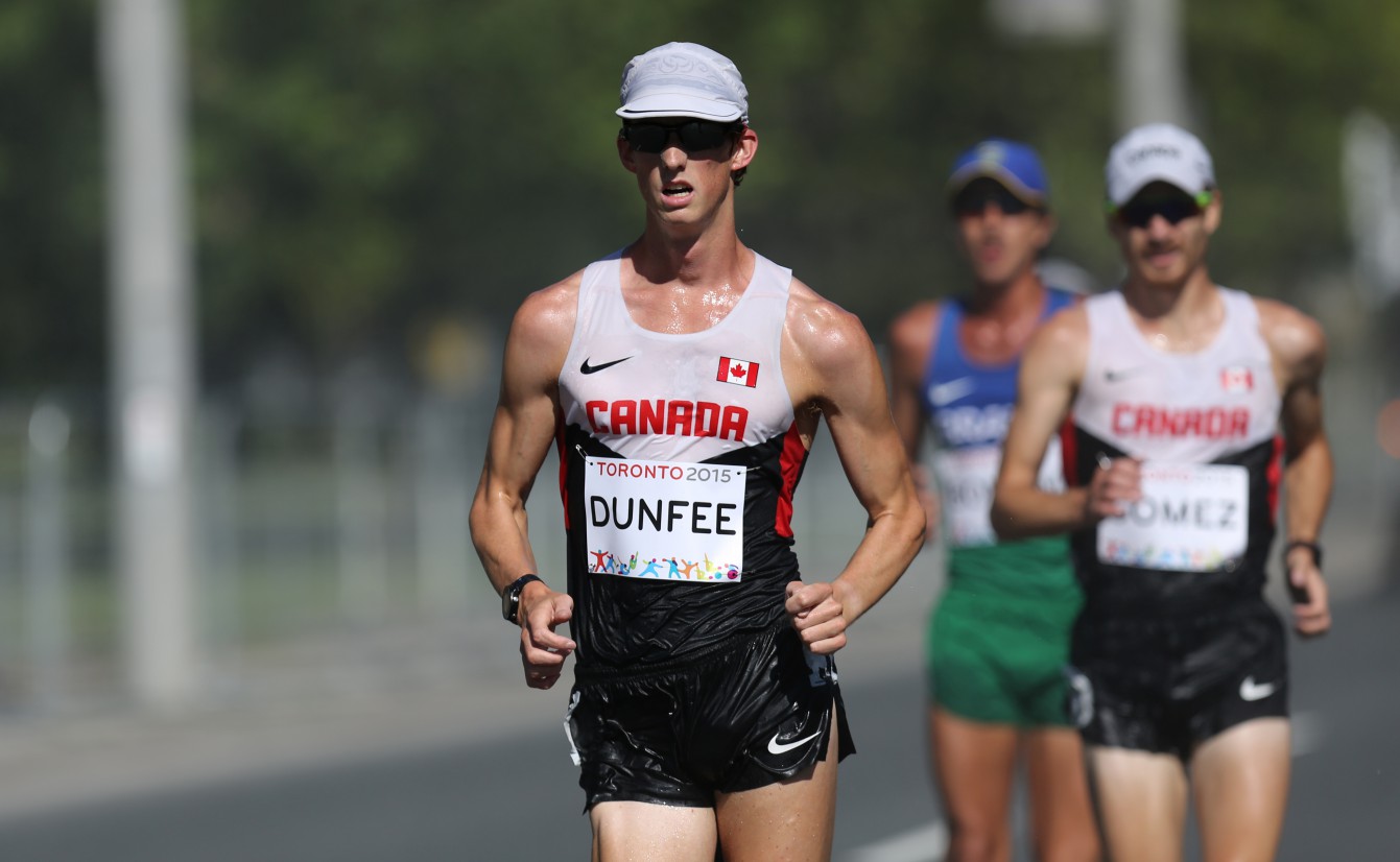 Dunfee & Gomez go 1-2 for Canada in Pan Am race walk at TO2015 - Team ...