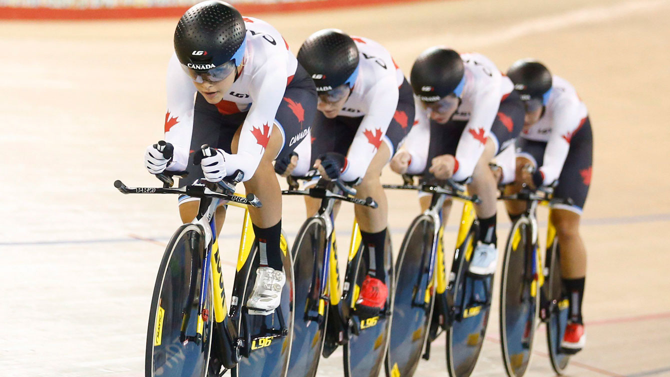 Women's team pursuit, Sullivan win Pan Am gold at TO2015 - Team Canada ...