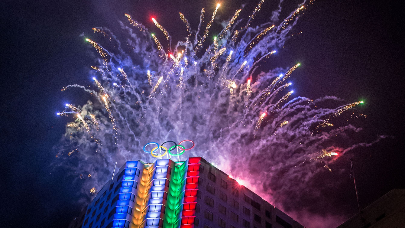 Canadian Olympic House in Montreal gets permanent rings - Team Canada