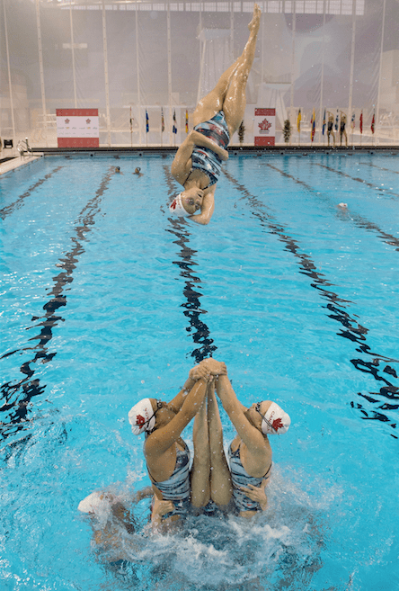 How synchronized swimming is reaching new heights - Team Canada ...