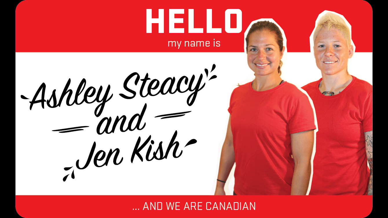 Hi, our names are Jen Kish and Ashley Steacy and we play rugby - Team ...