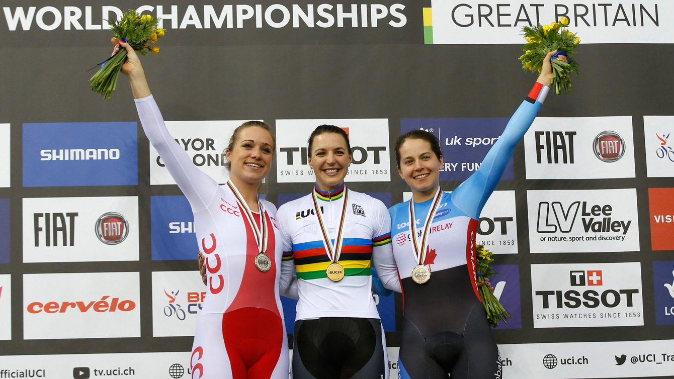 Track cycling worlds: Canada leaves London with four medals - Team ...