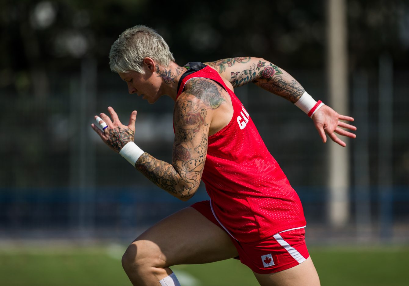 Women's Rugby Sevens: Training on Rio practice pitch - Team Canada ...