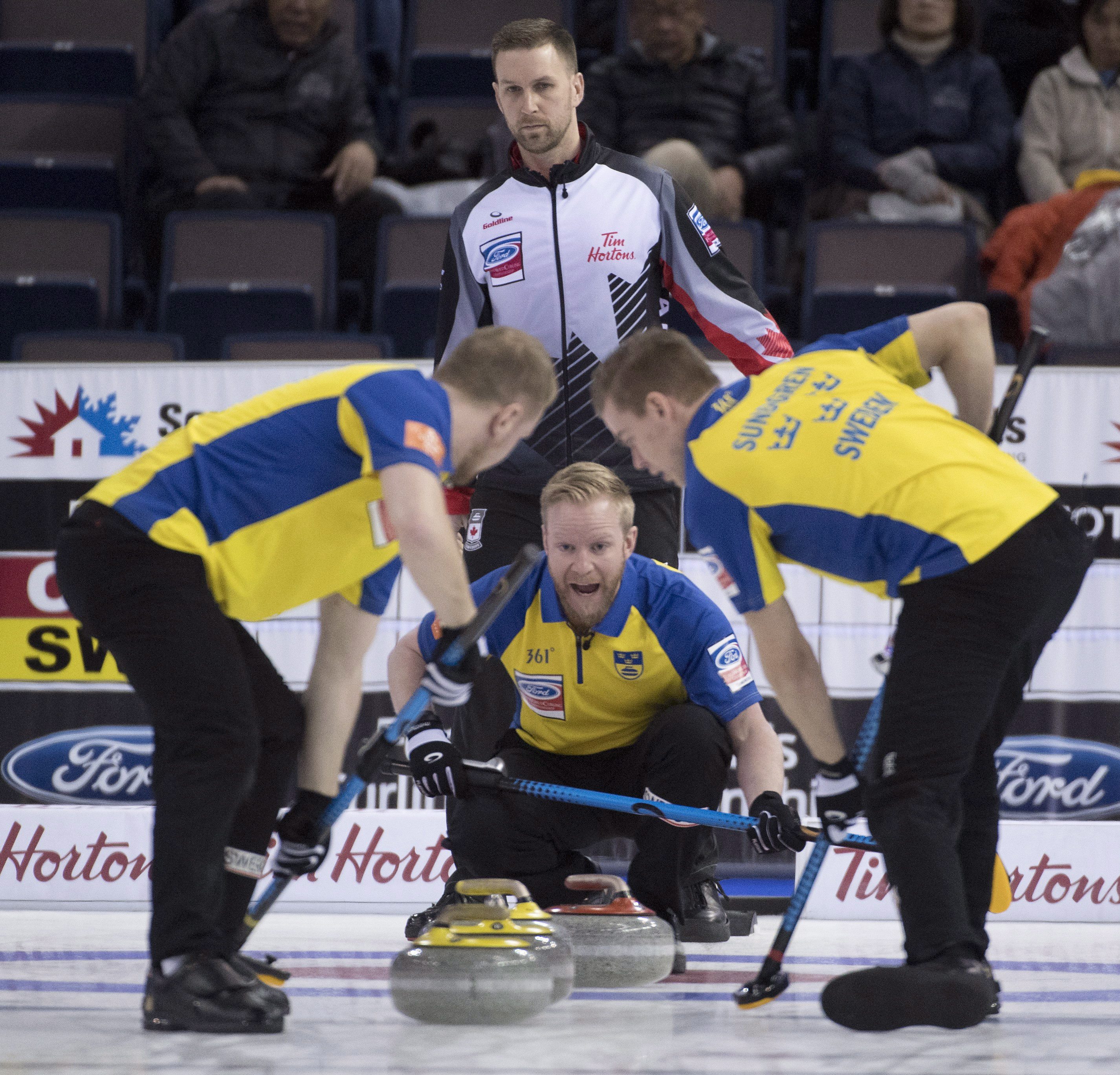 Still undefeated, Team Gushue into final at men's curling worlds - Team ...
