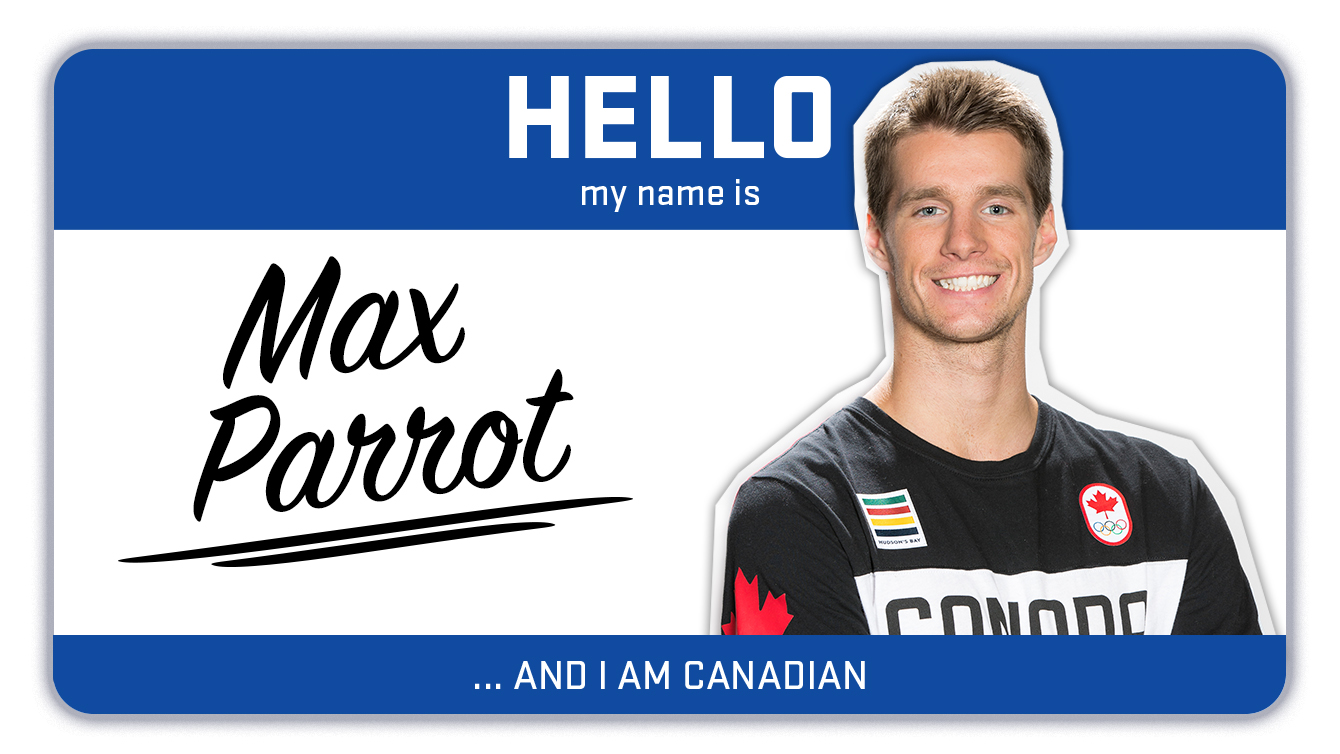 Hi, my name is Max Parrot and I snowboard - Team Canada