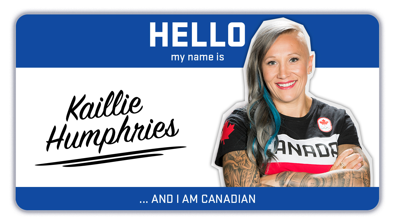 Hi, my name is Kaillie Humphries and I'm a bobsledder - Team Canada ...