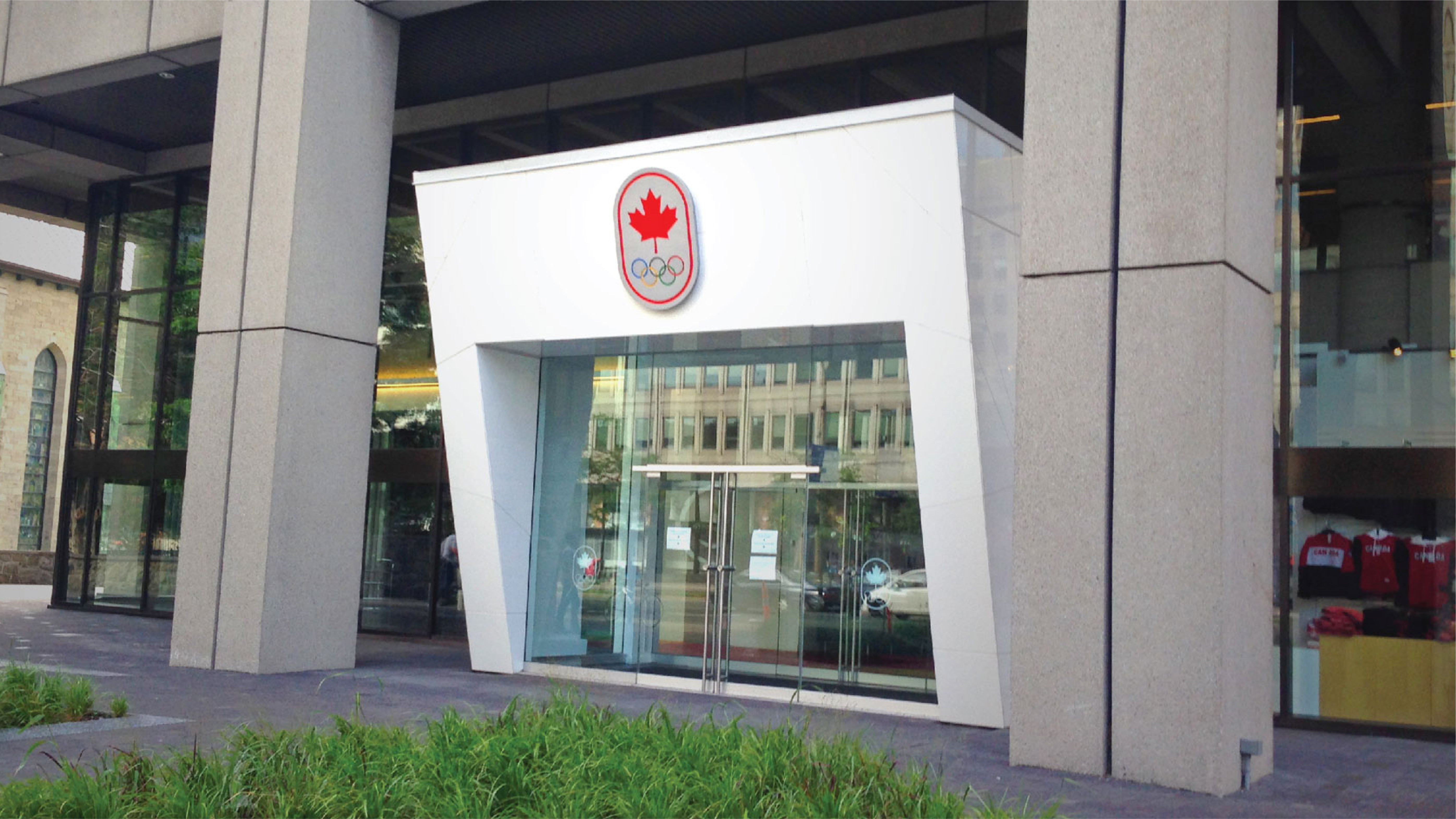 The COC and GSM Project begin the installation of the Canadian Olympic ...