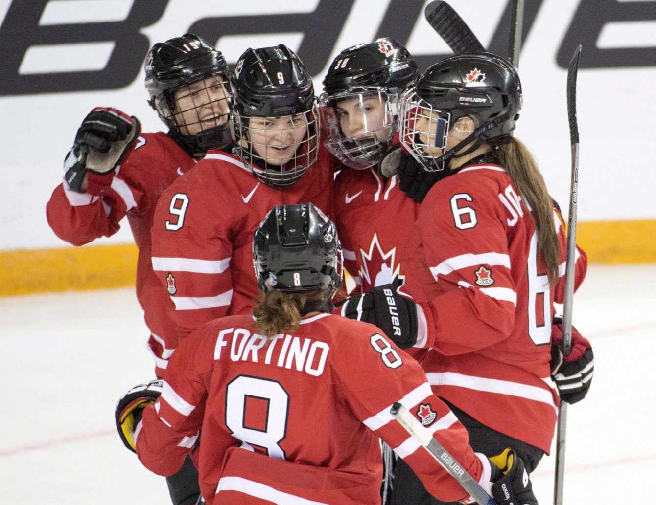 Hi, my name is Laura Fortino and I play hockey - Team Canada