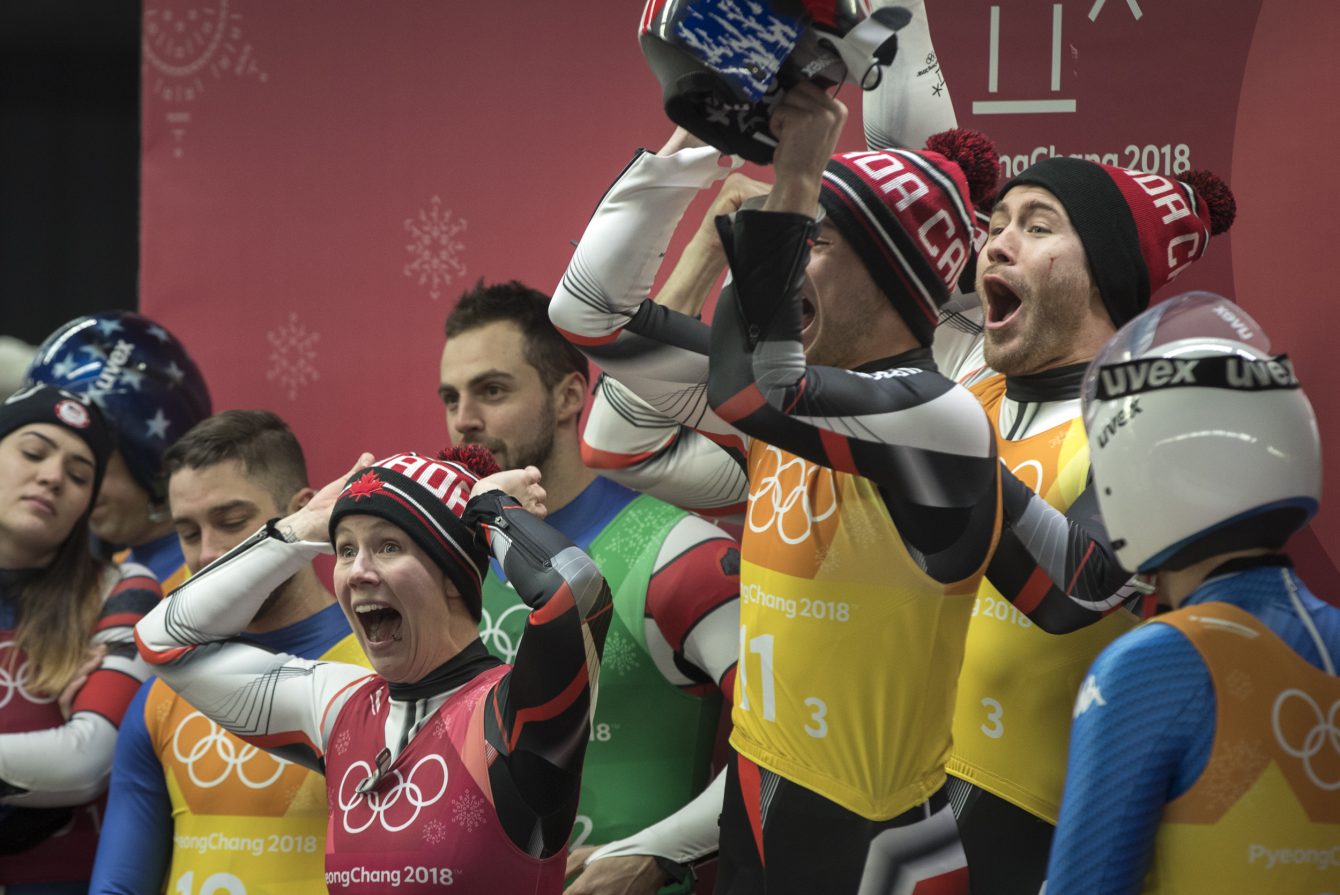 Silver medal win full of redemption for Canadian luge relay team - Team ...
