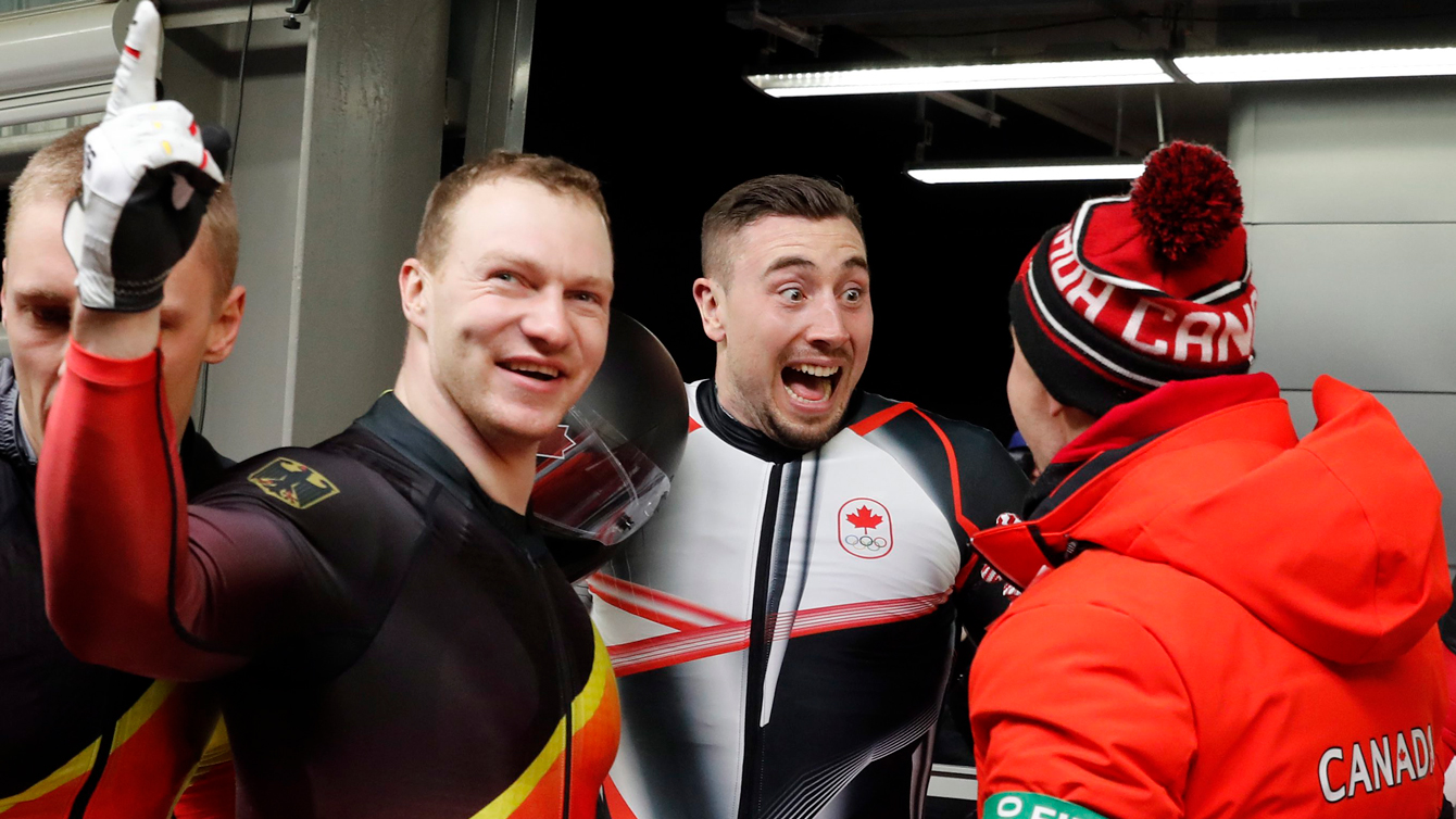 Kripps revels in chaotic celebration, matching his mentor for Olympic ...