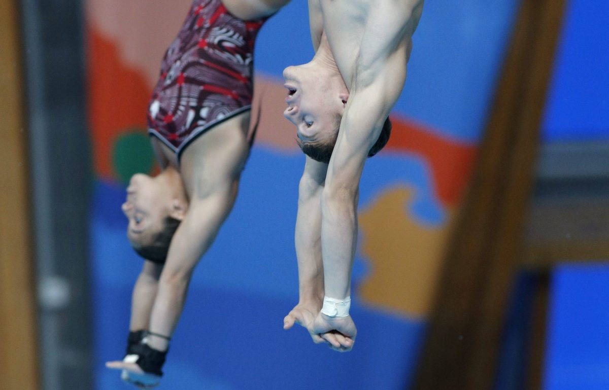 Diving World Series synchro bronze for Benfeito & Riendeau - Team Canada