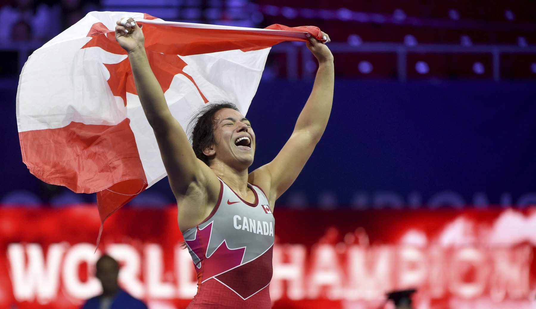 Di Stasio gold leads historic 3-medal day for Team Canada at wrestling ...