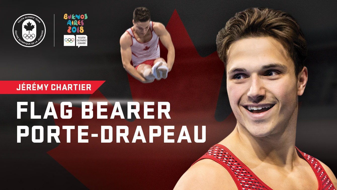 Jérémy Chartier named Team Canada’s Buenos Aires 2018 Opening Ceremony ...