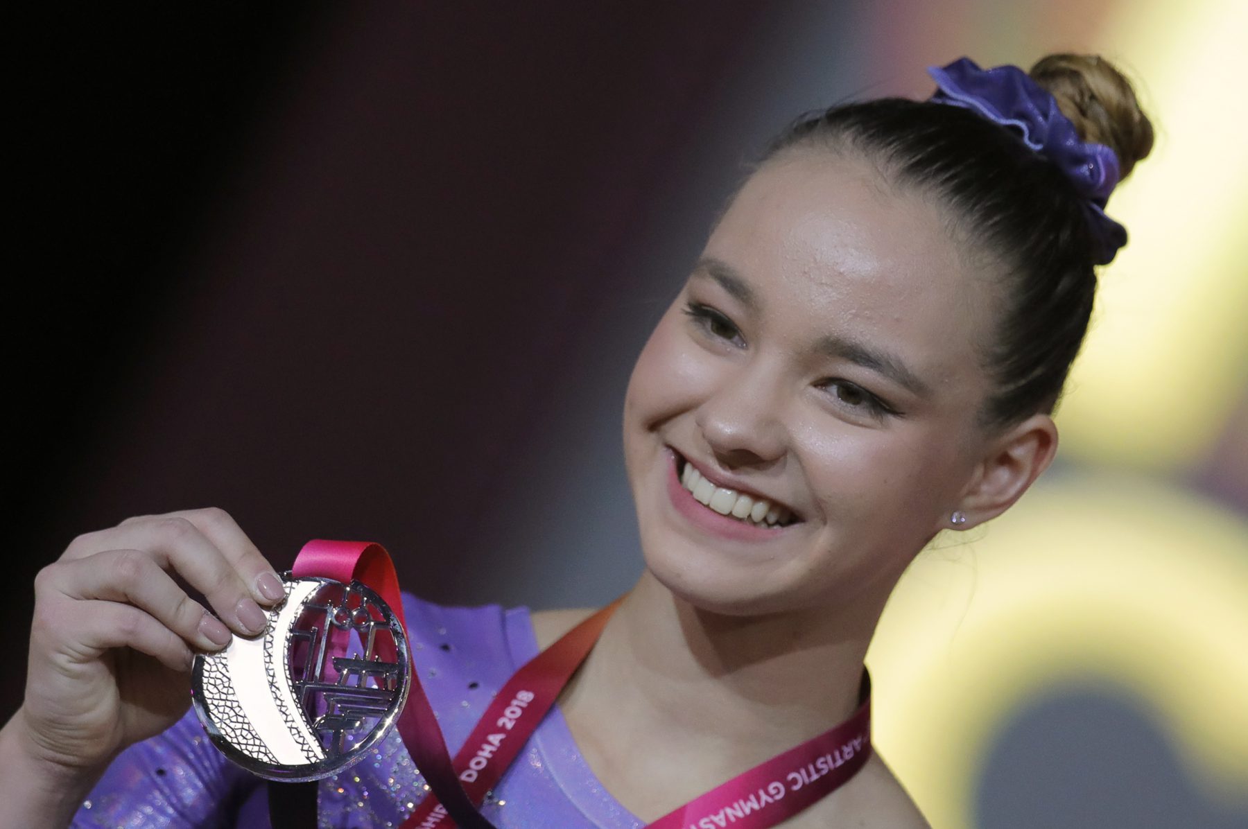 Shallon Olsen vaults to silver at artistic gymnastics world ...