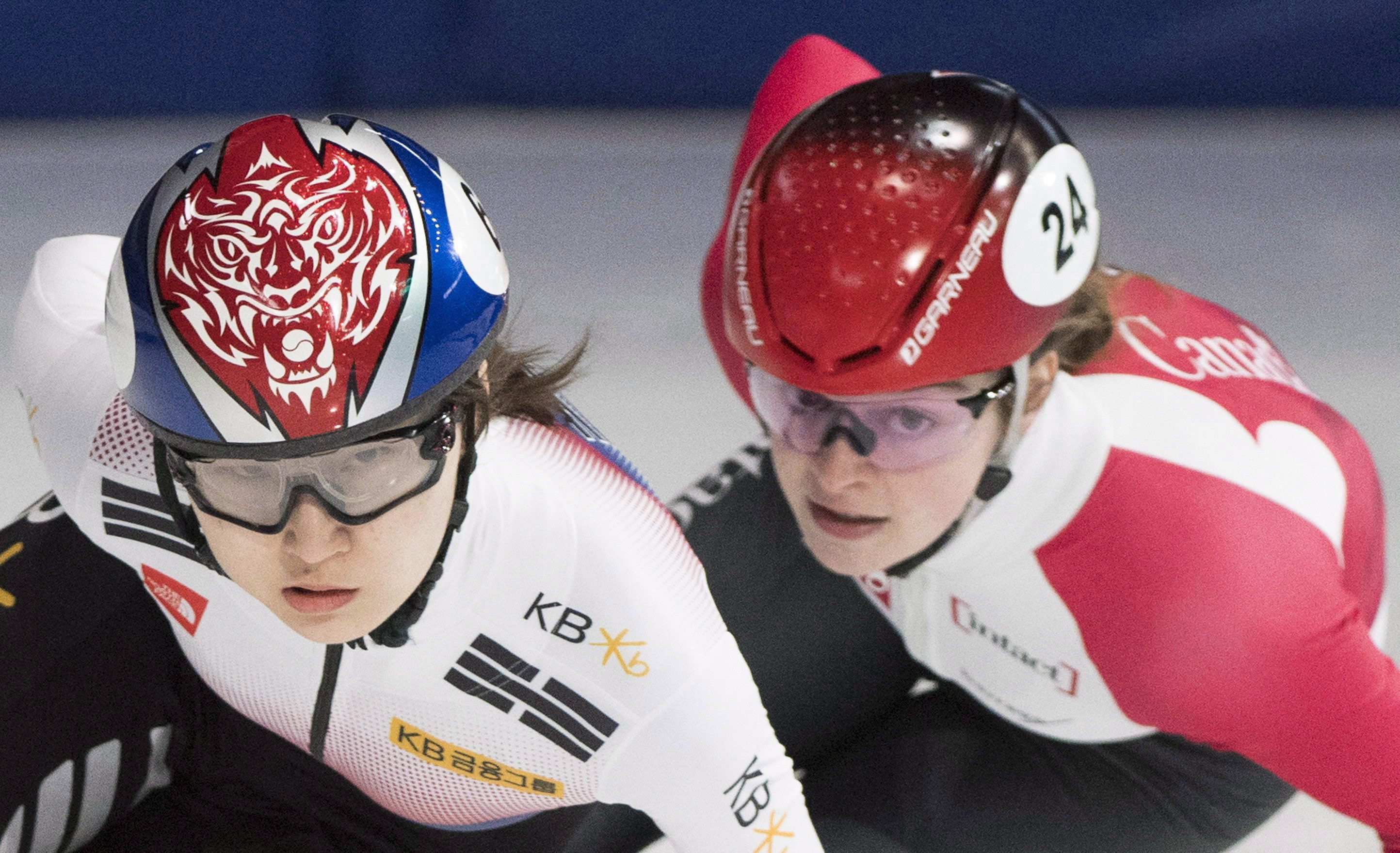 Kim Boutin wins 1000m silver at the Short Track World Cup in Almaty ...