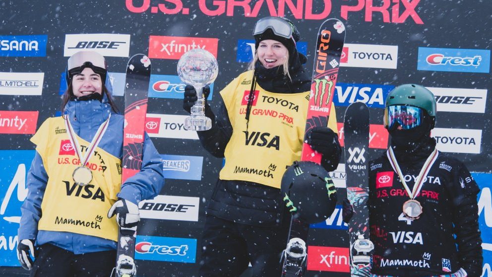 Freestyle Ski Cassie Sharpe Wins Halfpipe Gold Simon Dartois Silver