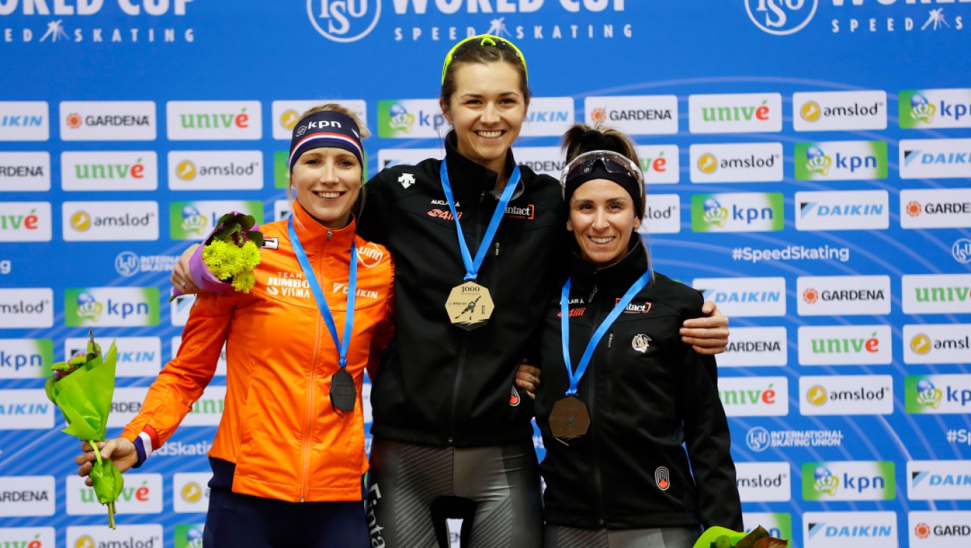 Speed skating: Canada earns three medals with women's double podium ...