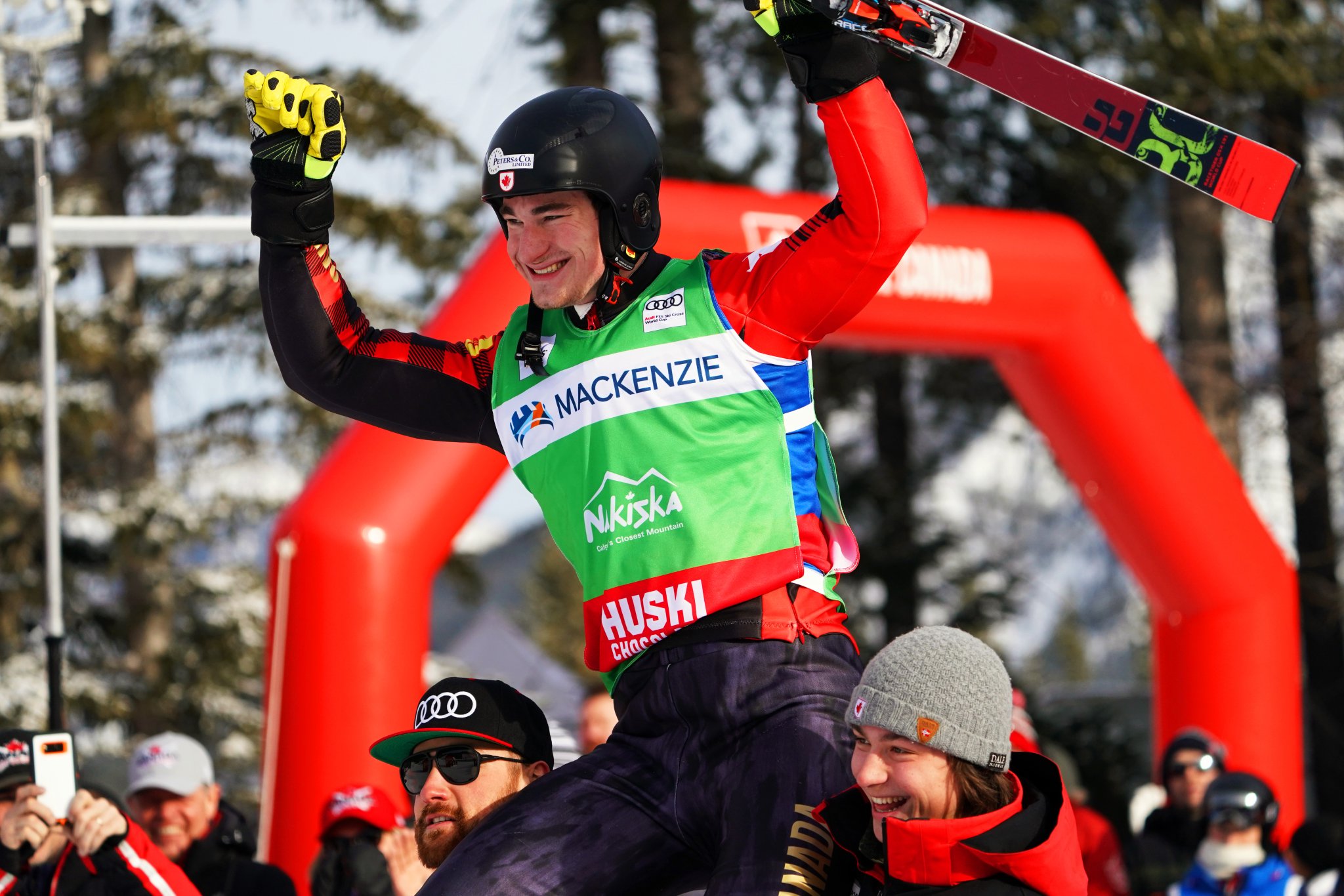 Canadians celebrate three medals at Ski Cross World Cup in Nakiska ...