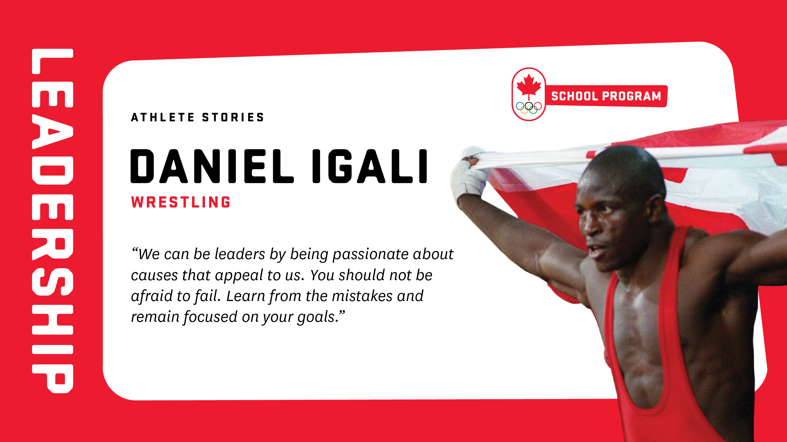 Daniel Igali - Team Canada - Official Olympic Team Website