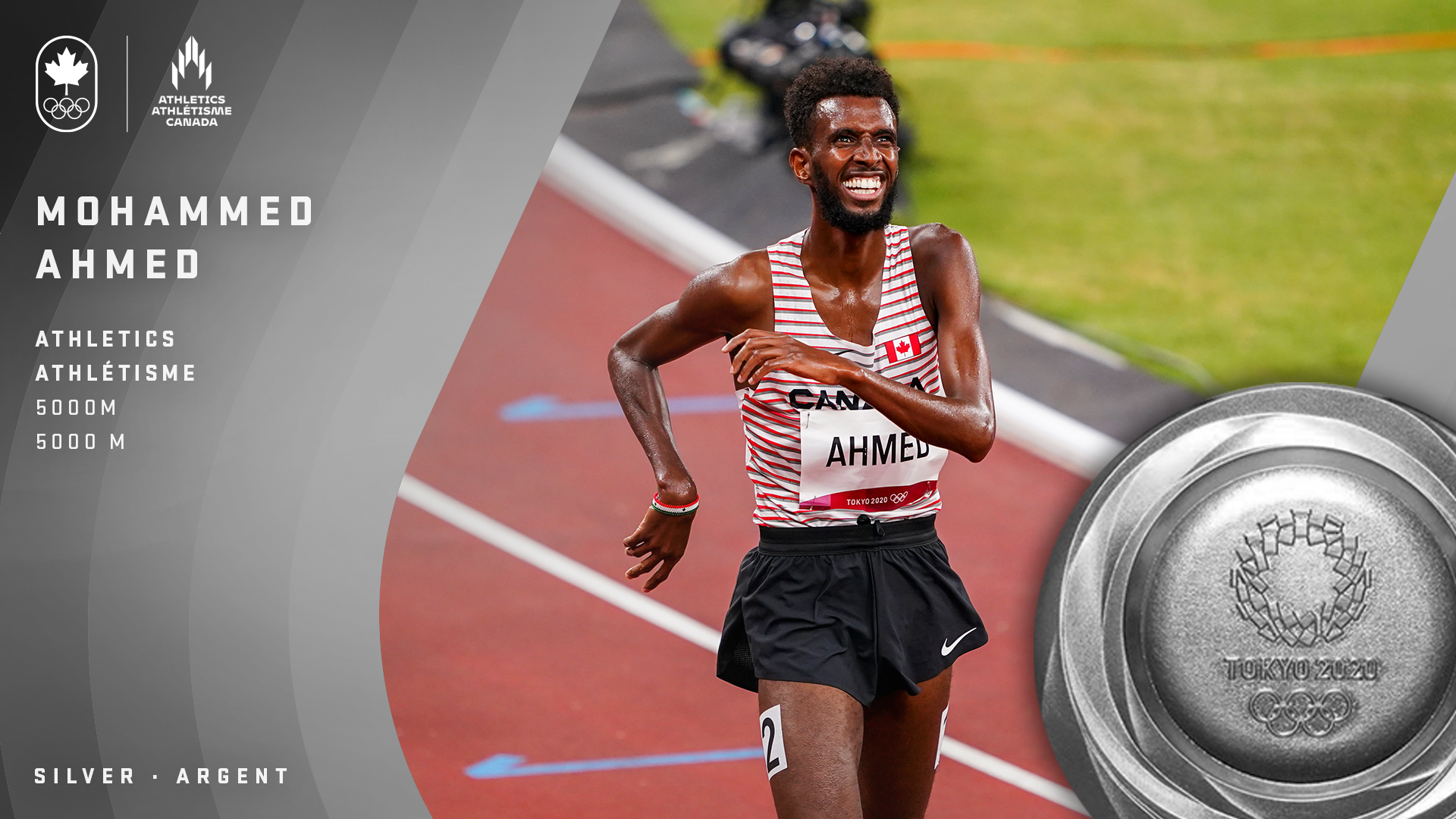 Ahmed wins Canada's first ever Olympic 5000m medal at Tokyo 2020 - Team ...