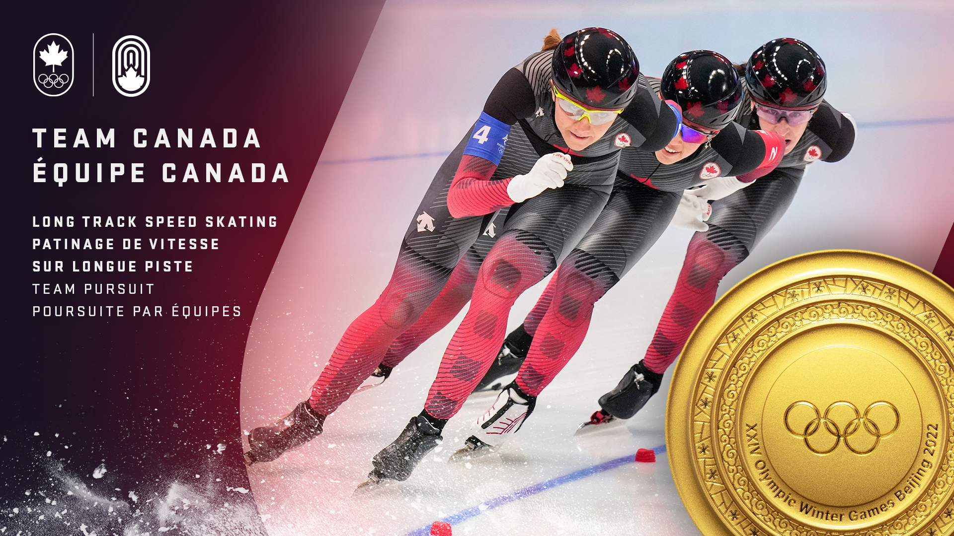 Speed Skating: Canada wins silver in women's Team Pursuit - Team Canada ...