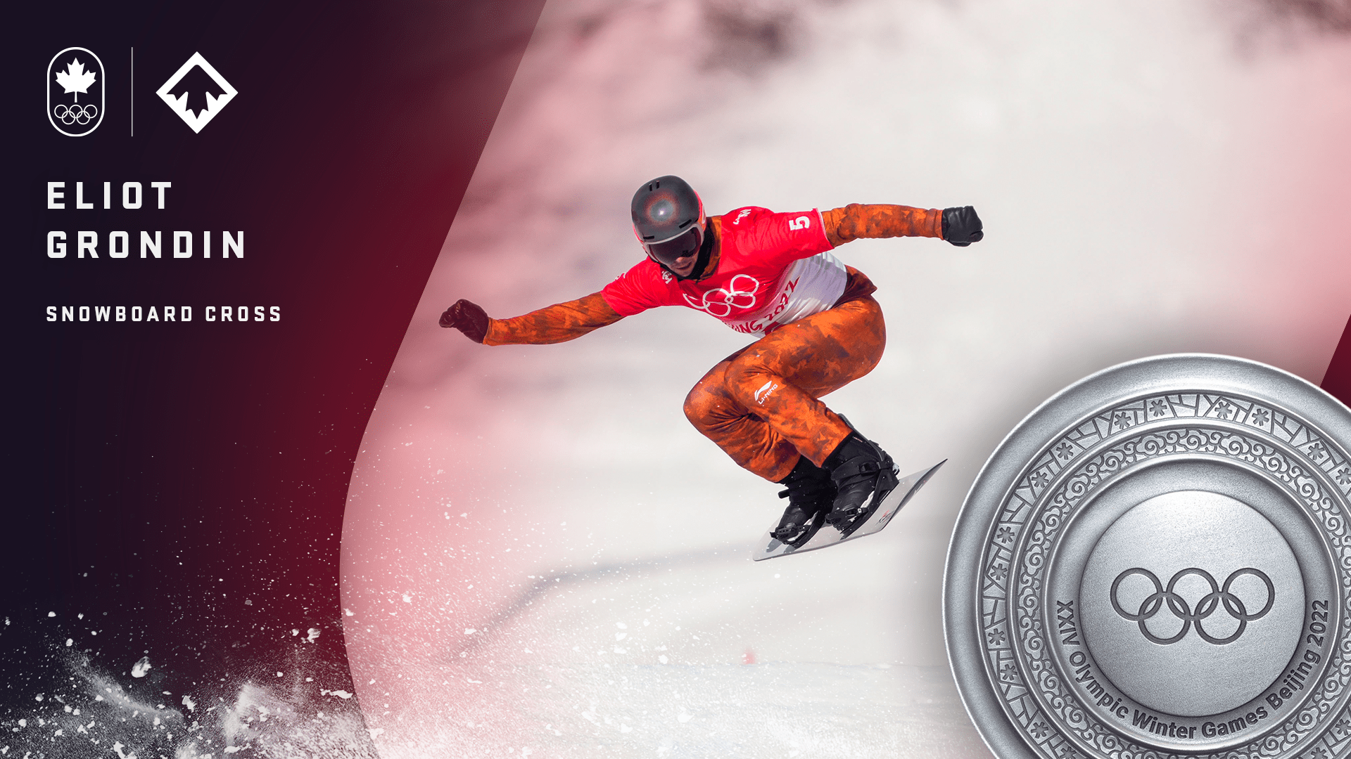 Eliot Grondin races to snowboard cross silver in Italy - Team Canada ...