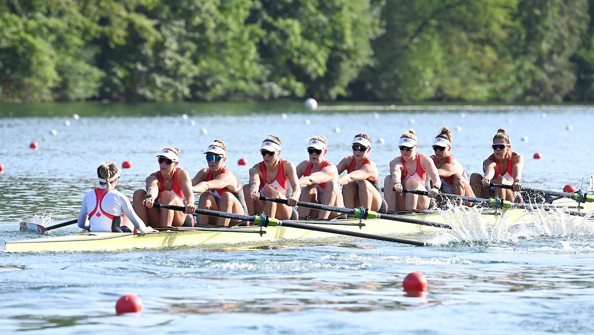 Rowing: Silver for women's eight in Lucerne - Team Canada
