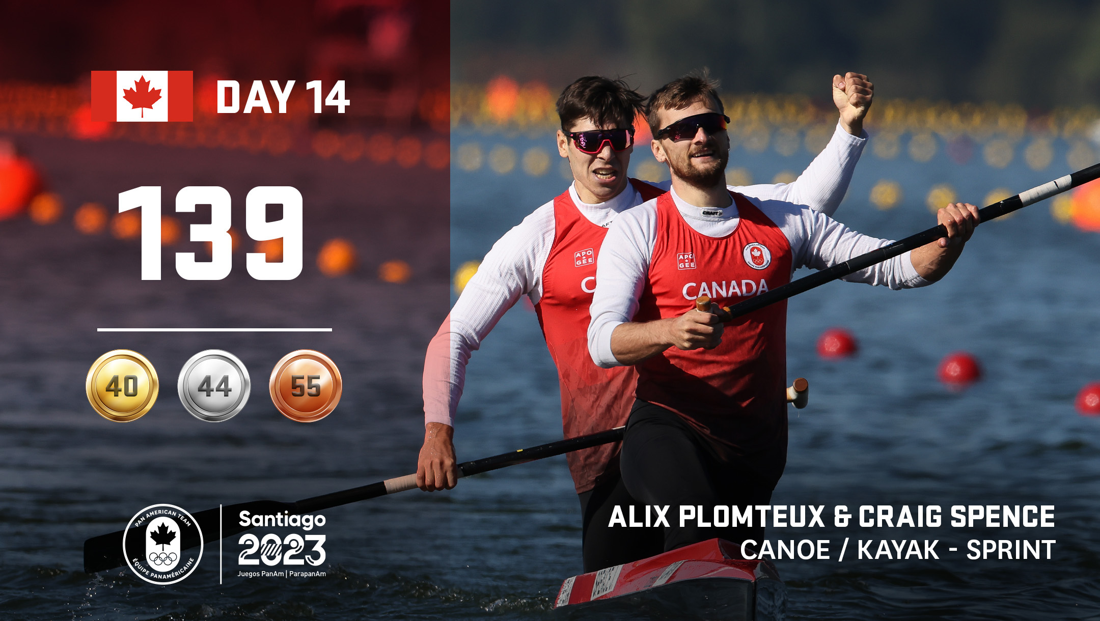 Santiago 2023: Team Canada at the end of Day 14 - Team Canada - Official Olympic Team Website