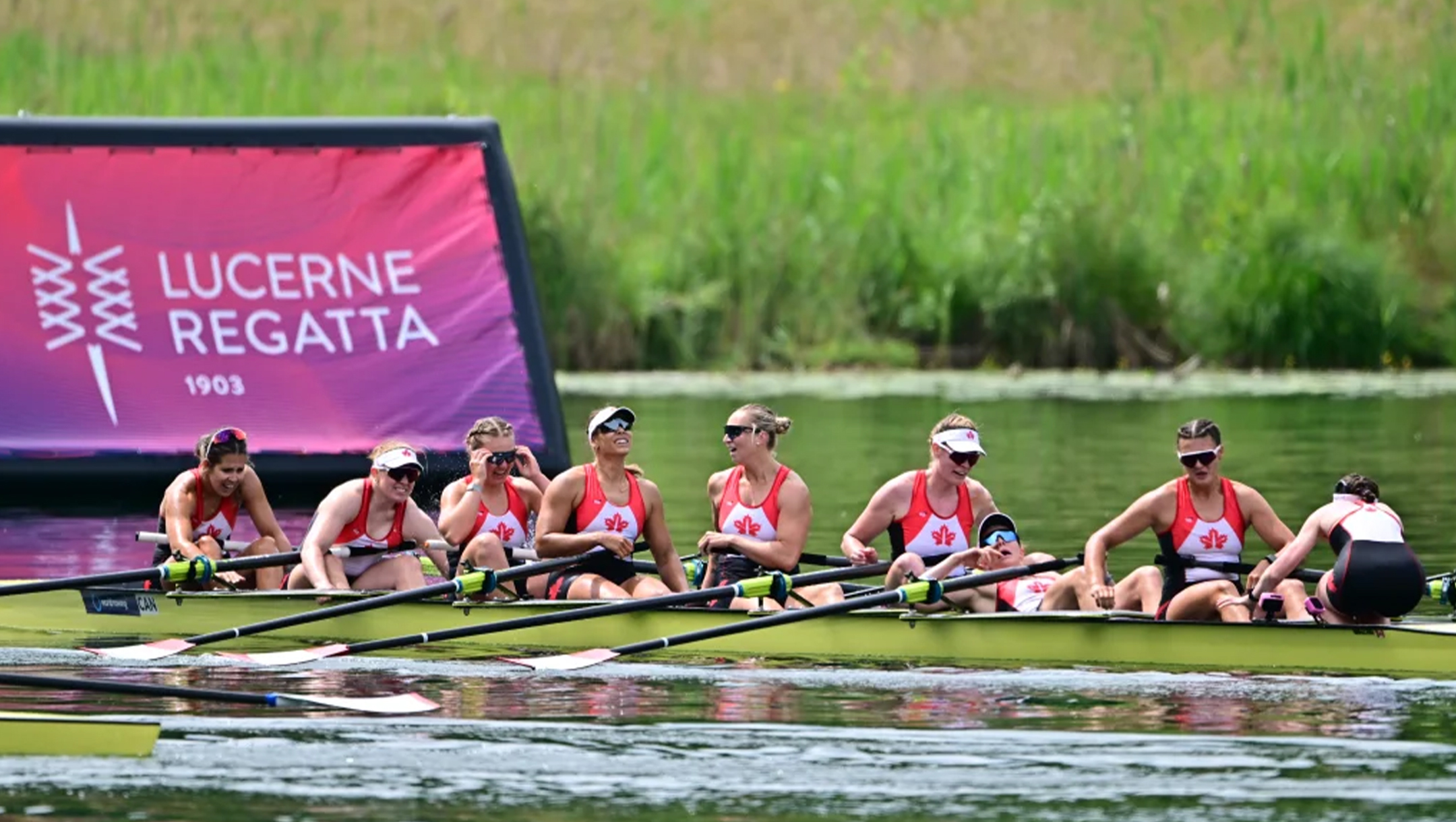 Canada's women's eight rows to gold at Lucerne World Cup event - Team ...