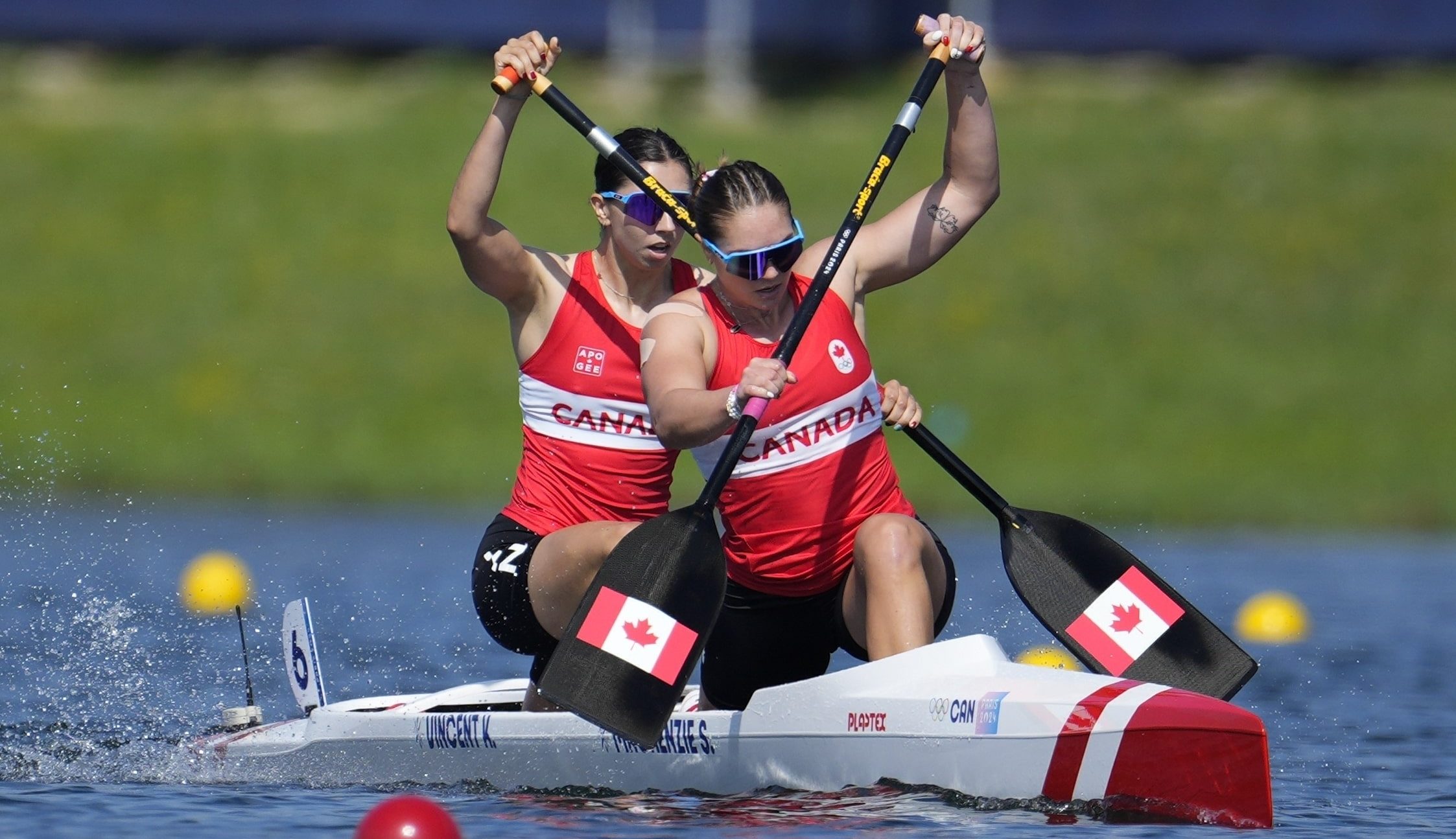 Canoe sprint paddlers Vincent and Mackenzie blaze through heat with ...
