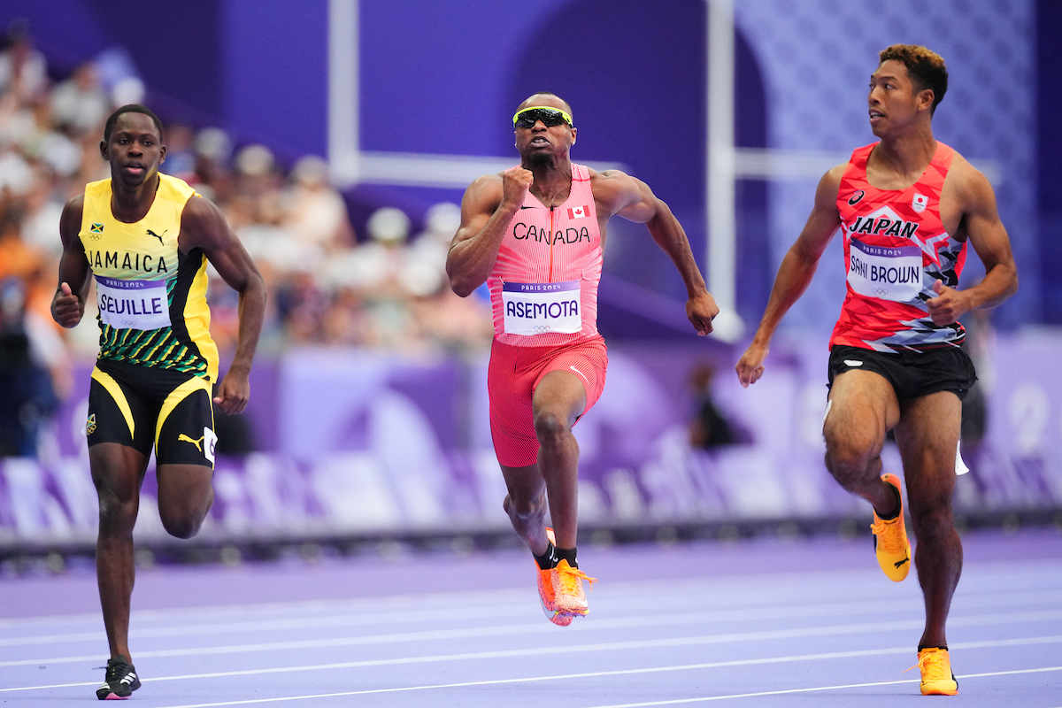 De Grasse through to 100m semifinal on second day of track and field at ...
