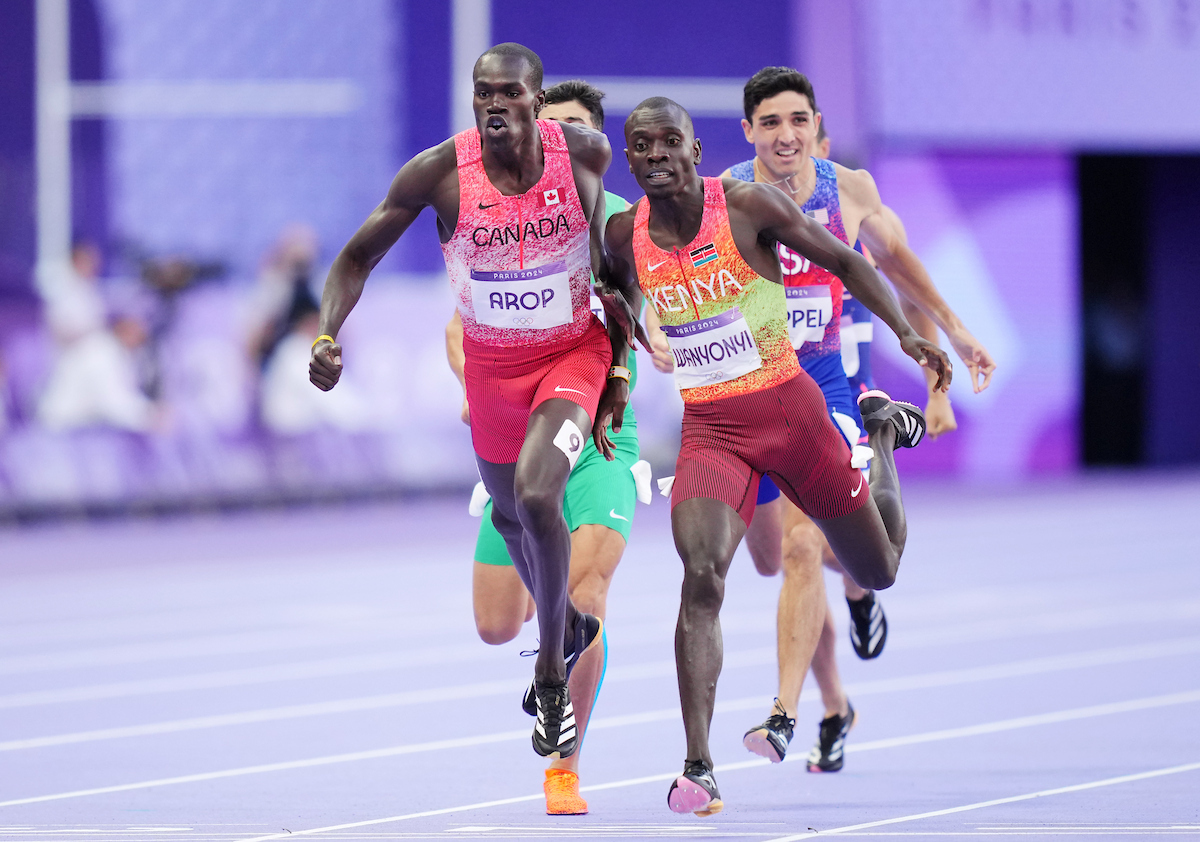 Marco Arop a breath away from gold in closest ever Olympic 800m finish ...