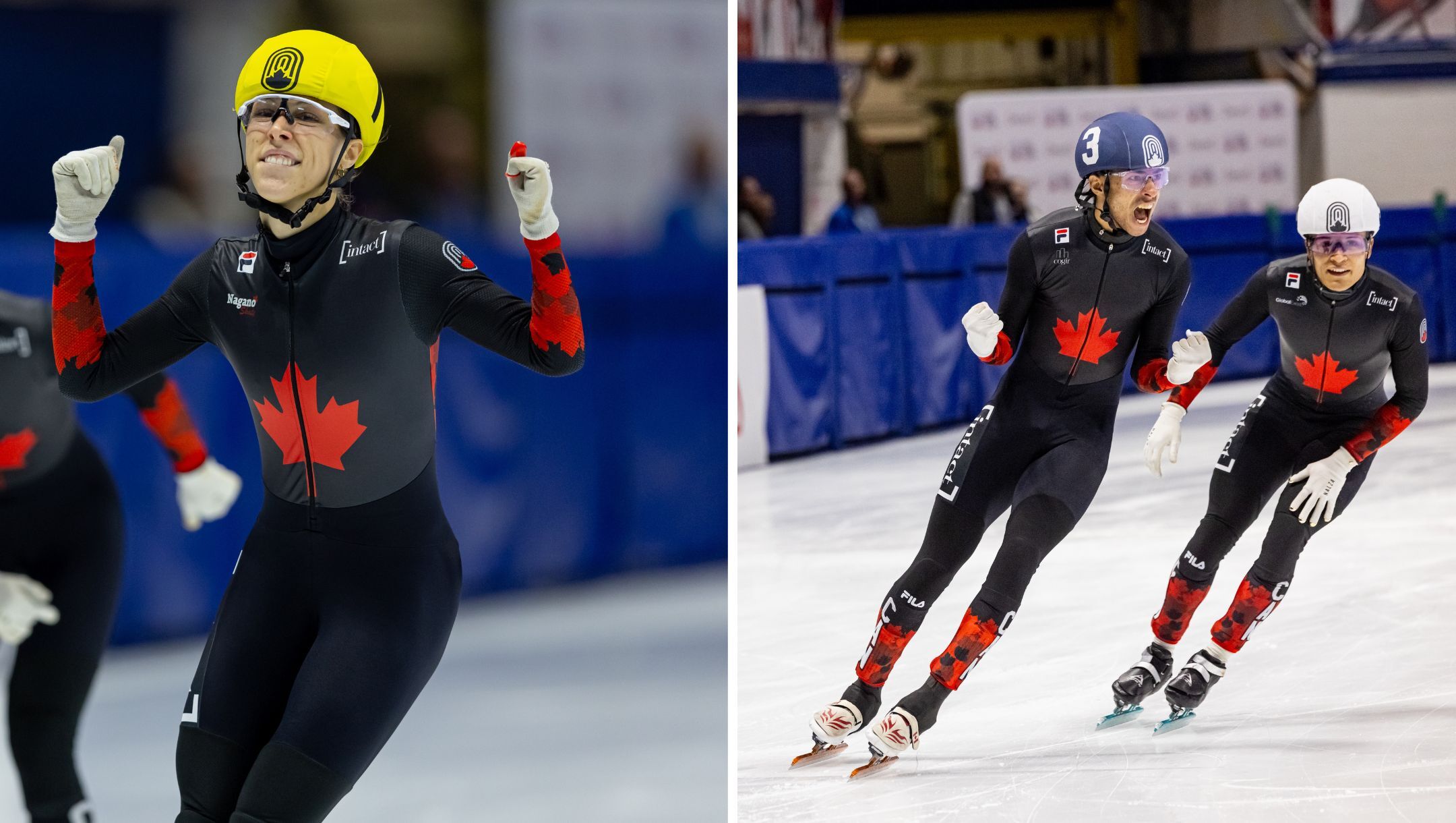 Brunelle and Dandjinou crowned national champions in short track - Team ...