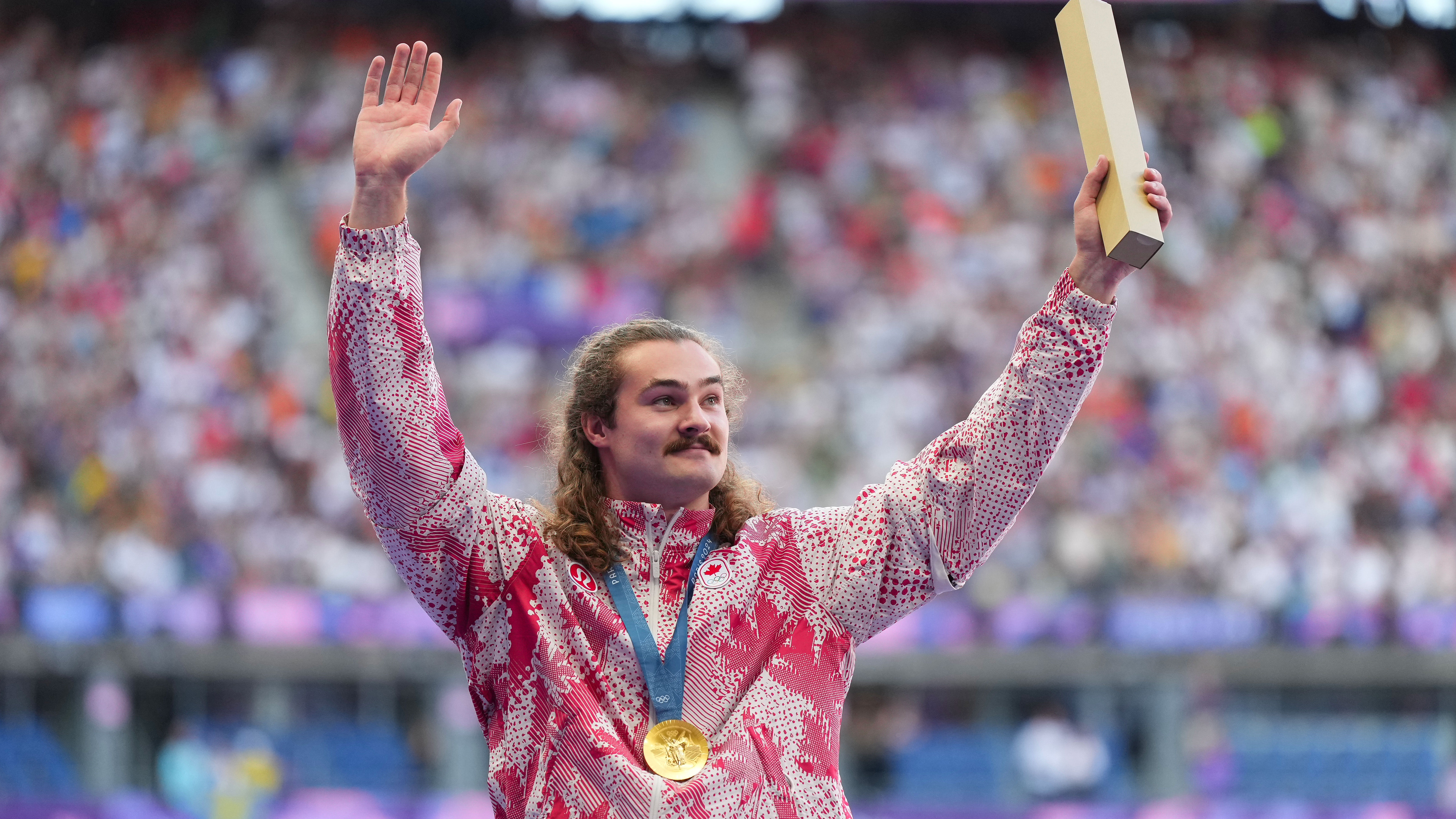 Ethan Katzberg wins gold in men's hammer throw - Team Canada - Official ...