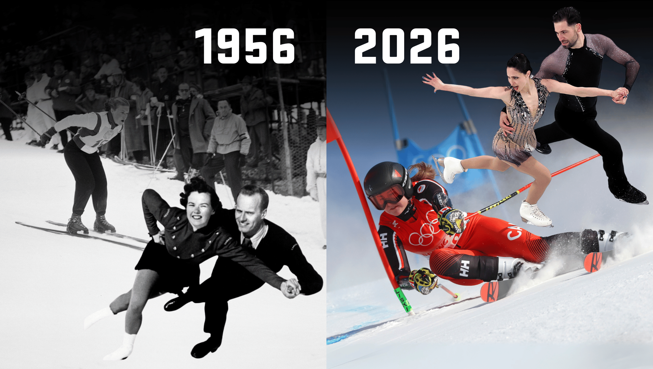 Then and Now: Winter Olympics ready to return to Cortina after 70 years ...