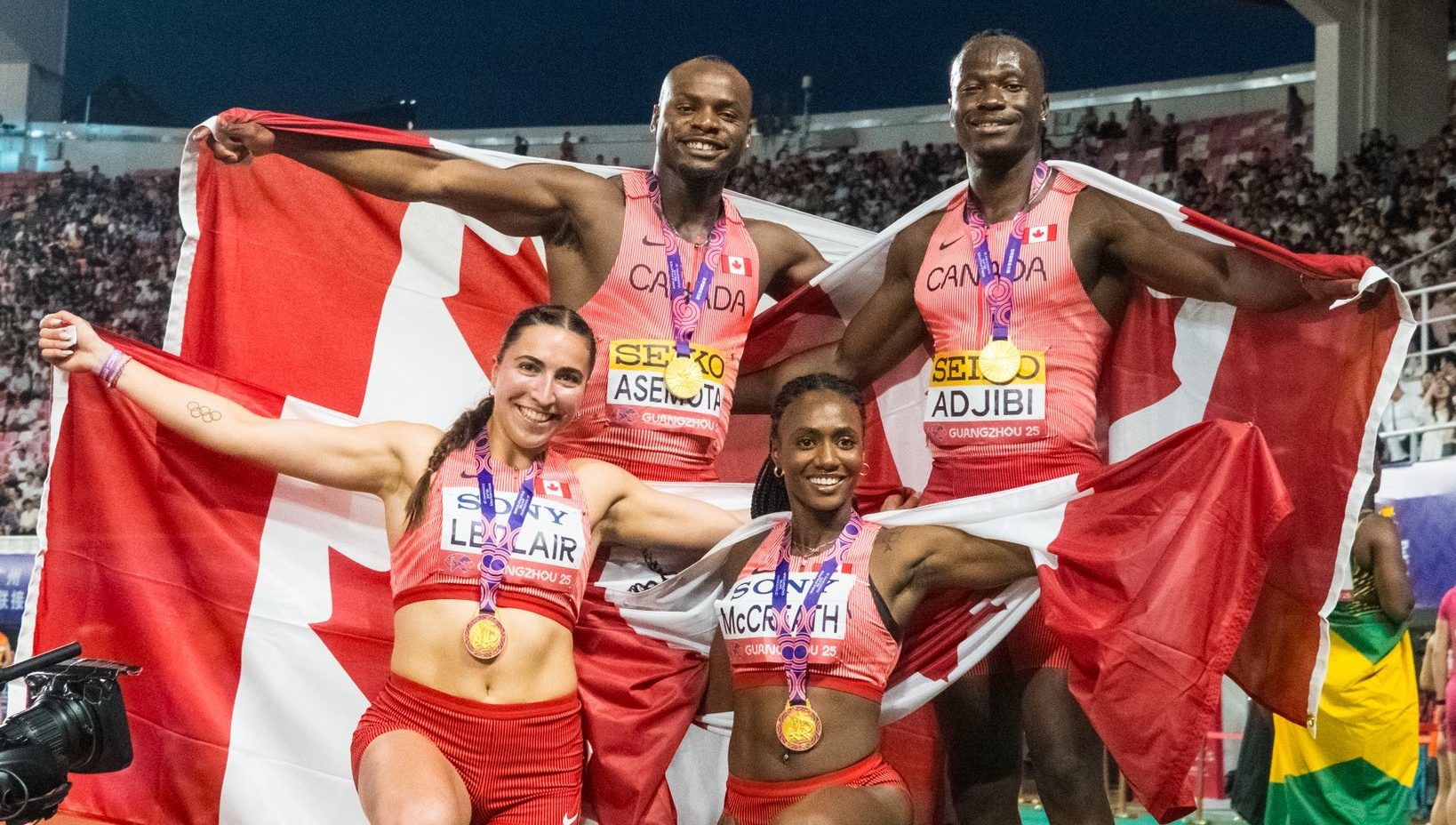 Canada runs to mixed relay gold, men's bronze in World Relays - Team Canada