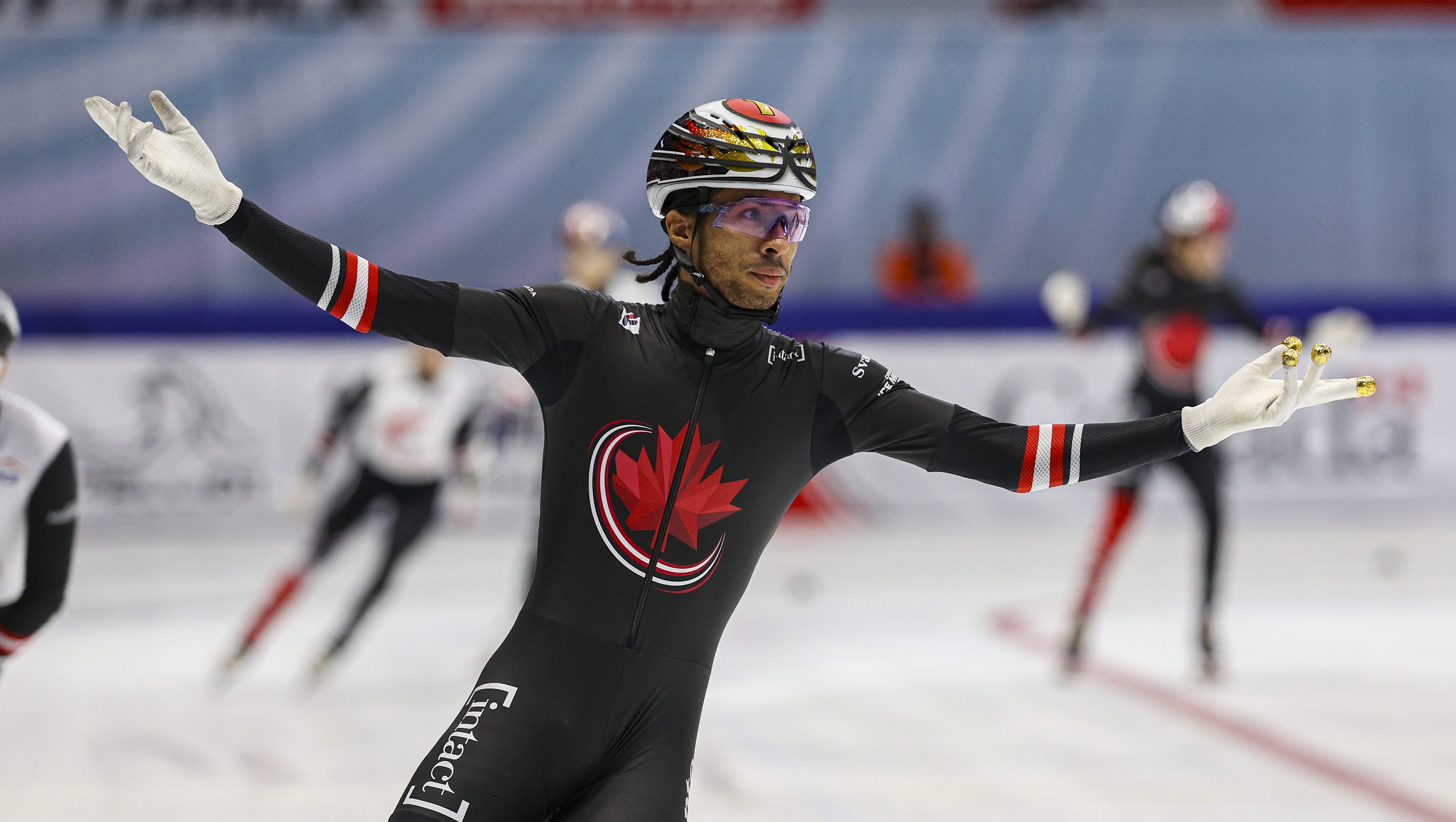 Dandjinou shines, Canada caps off dominant ISU Short Track weekend with ...