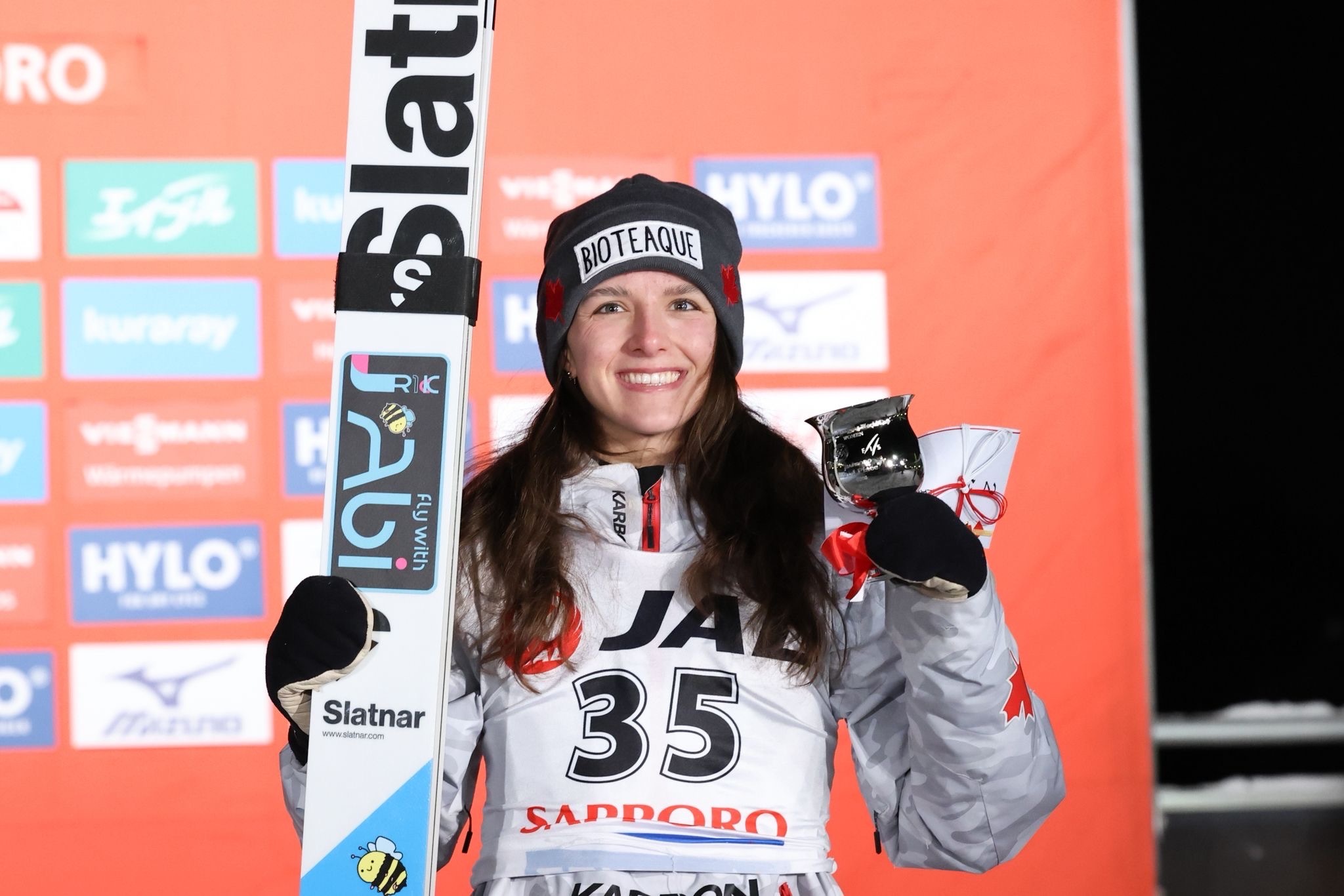Strate wins two silver ski jump medals in Sapporo - Team Canada