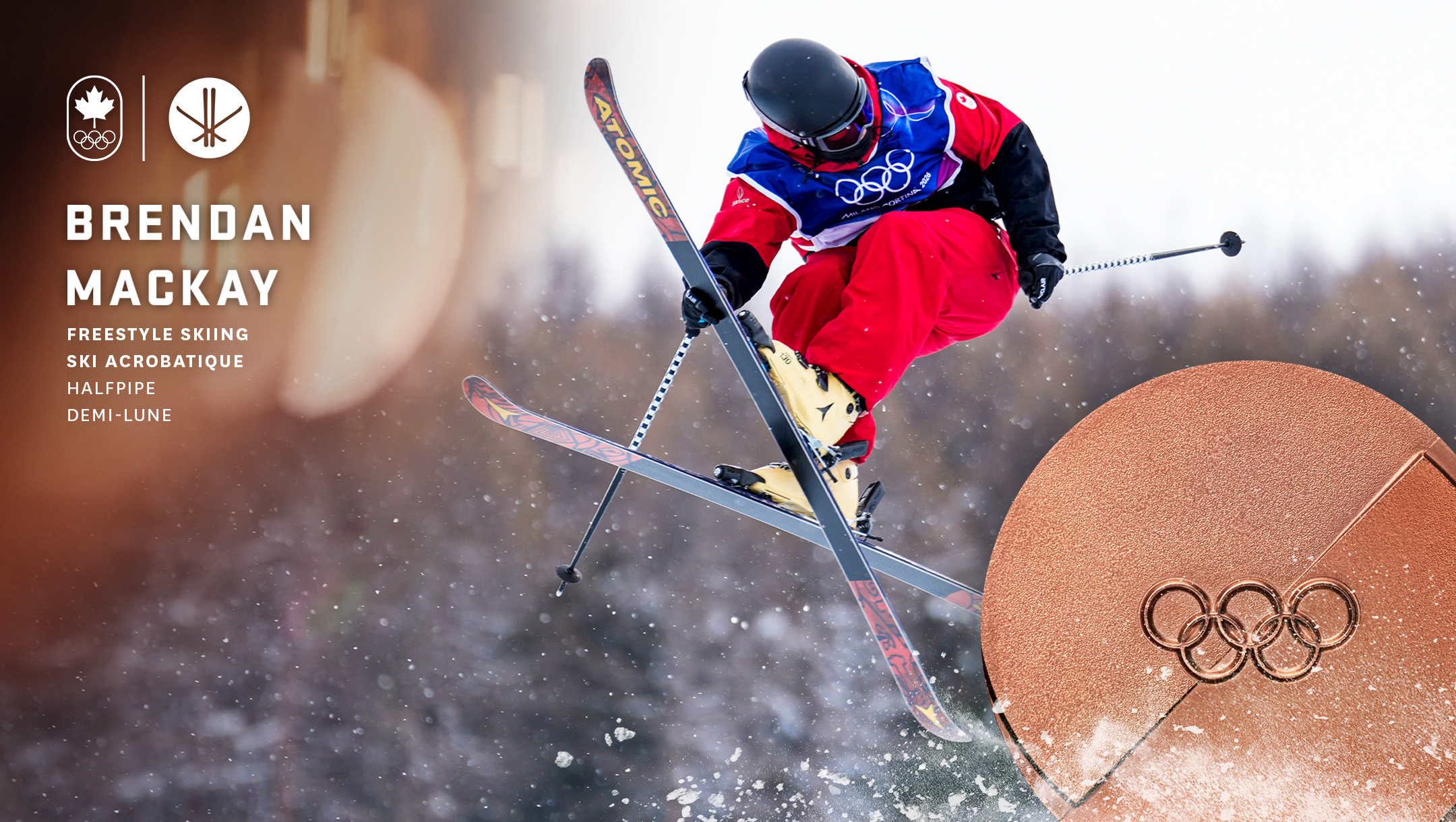 Brendan Mackay wins bronze in men's ski halfpipe - Team Canada