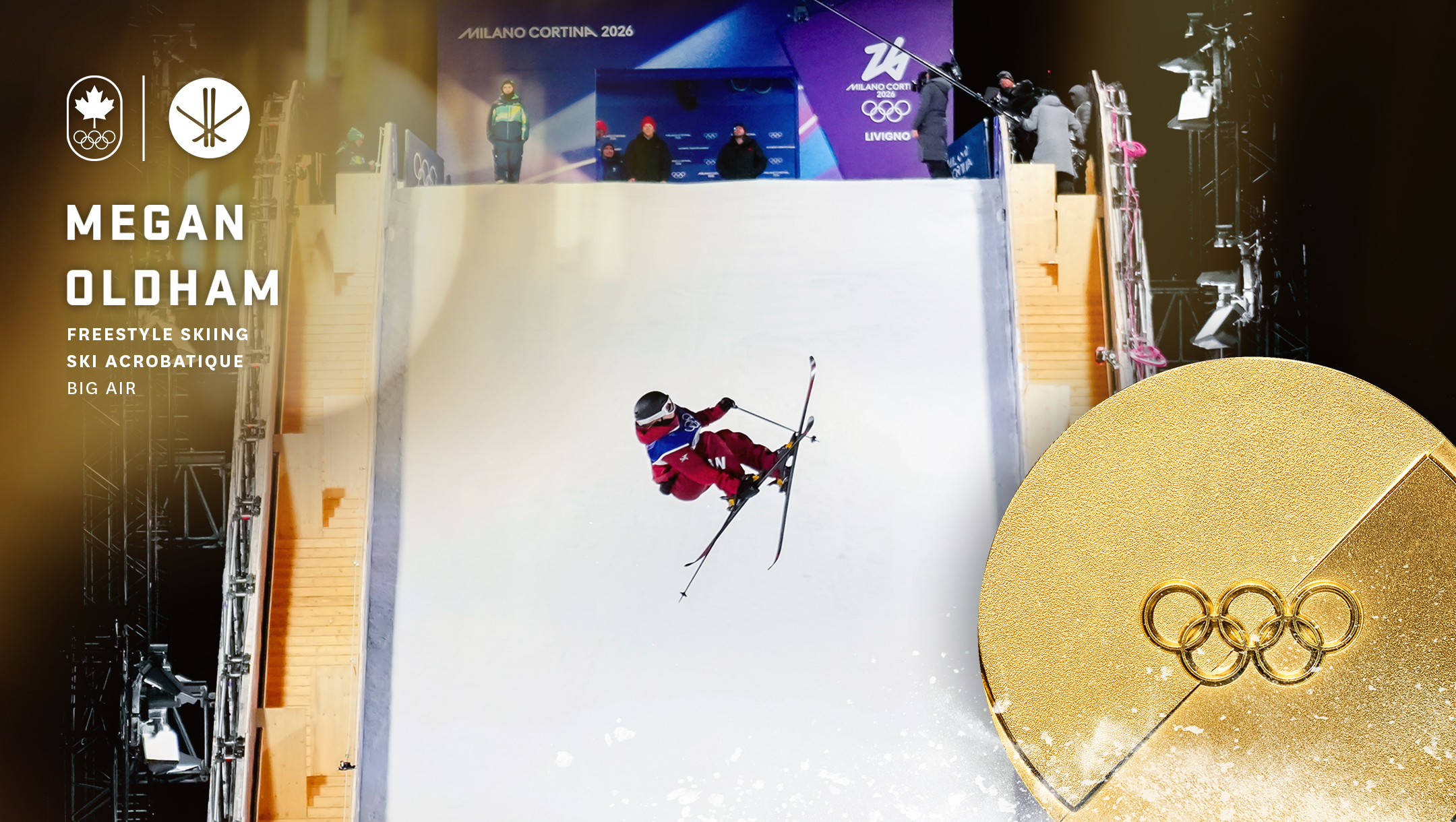 Megan Oldham wins gold in women's ski big air - Team Canada