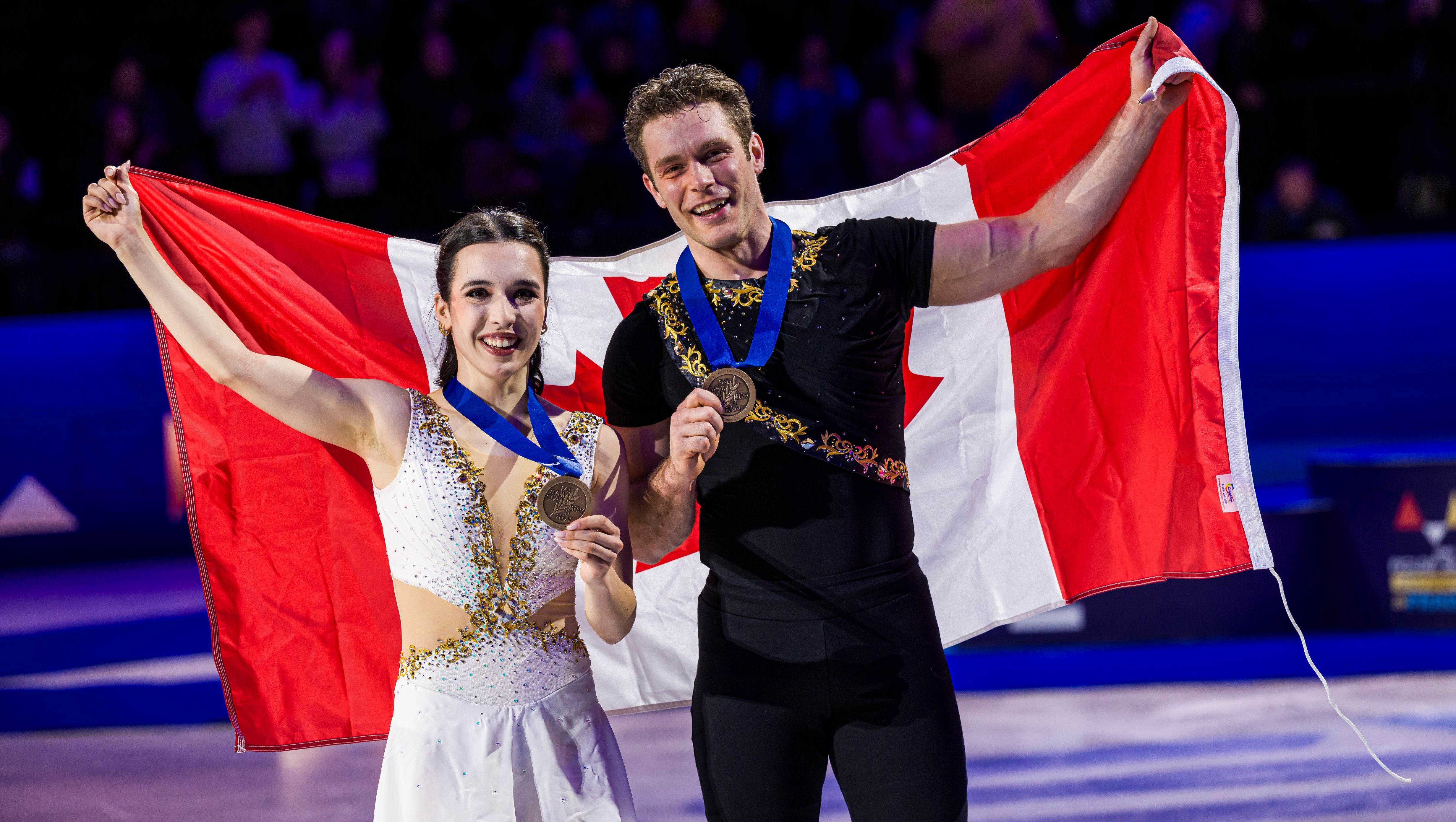 Pereira & Michaud win pairs bronze at figure skating world ...